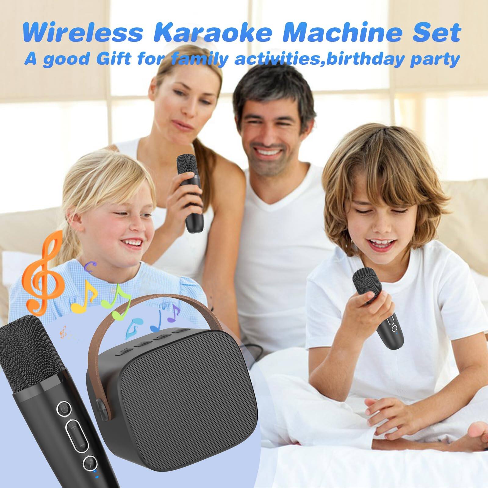 HM 1810 Mini Karaoke Machine Funny Toys Christmas Birthday Gifts For 4 ...