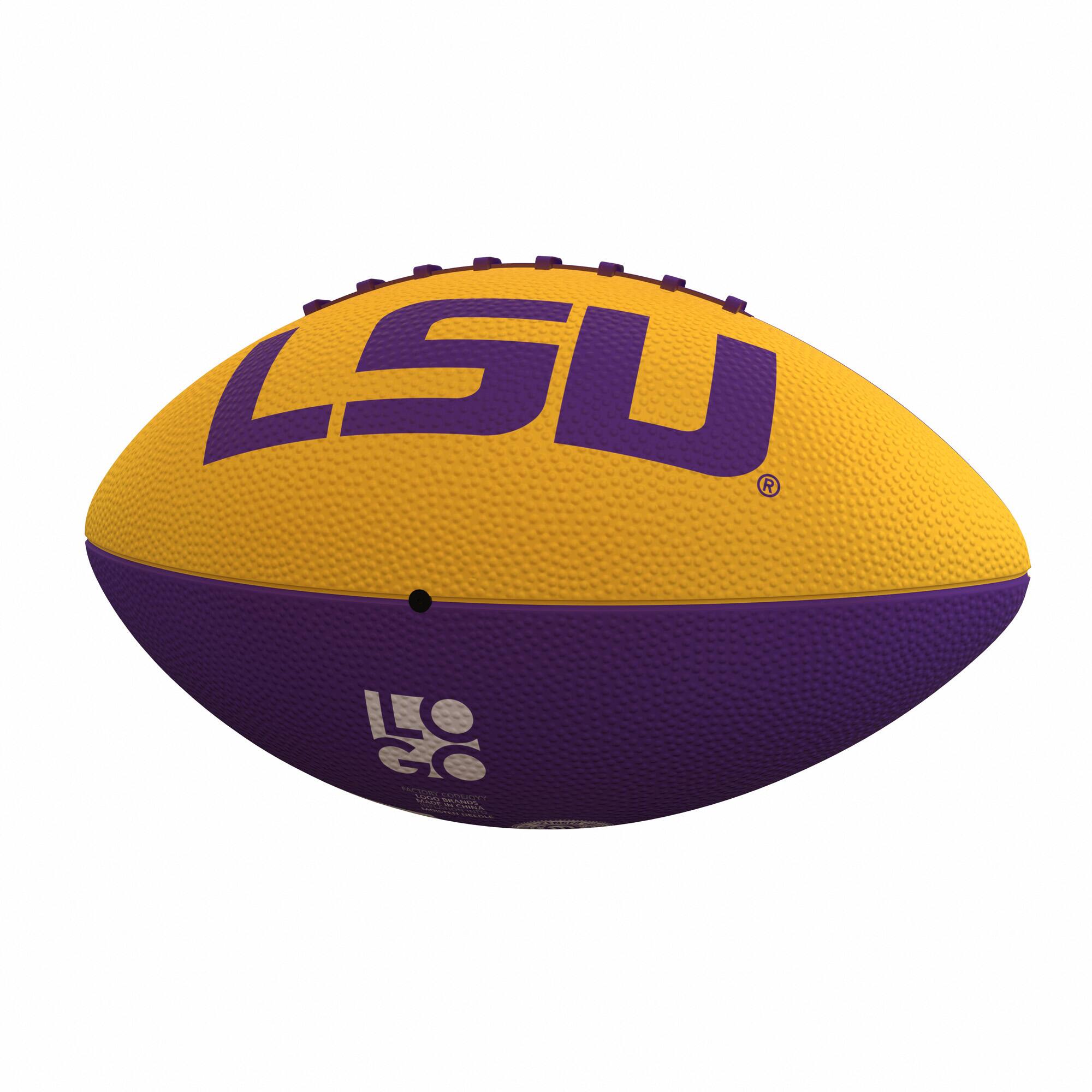 Logo Brands LSU Tigers Pinwheel Logo Junior Football Multicolor 4968072 ...