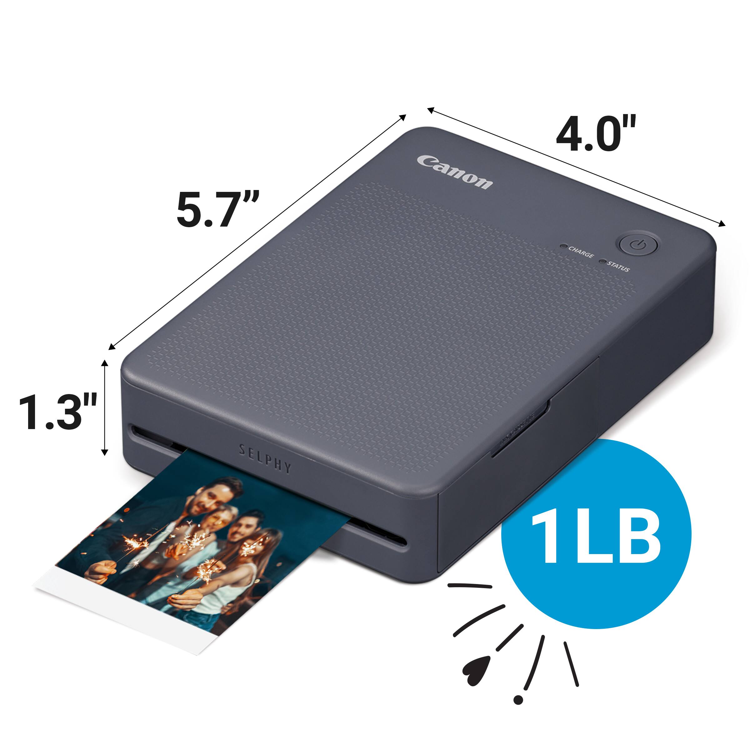 Canon SELPHY QX20 Wireless Compact Photo Printer Dark Gray 6752C001 ...