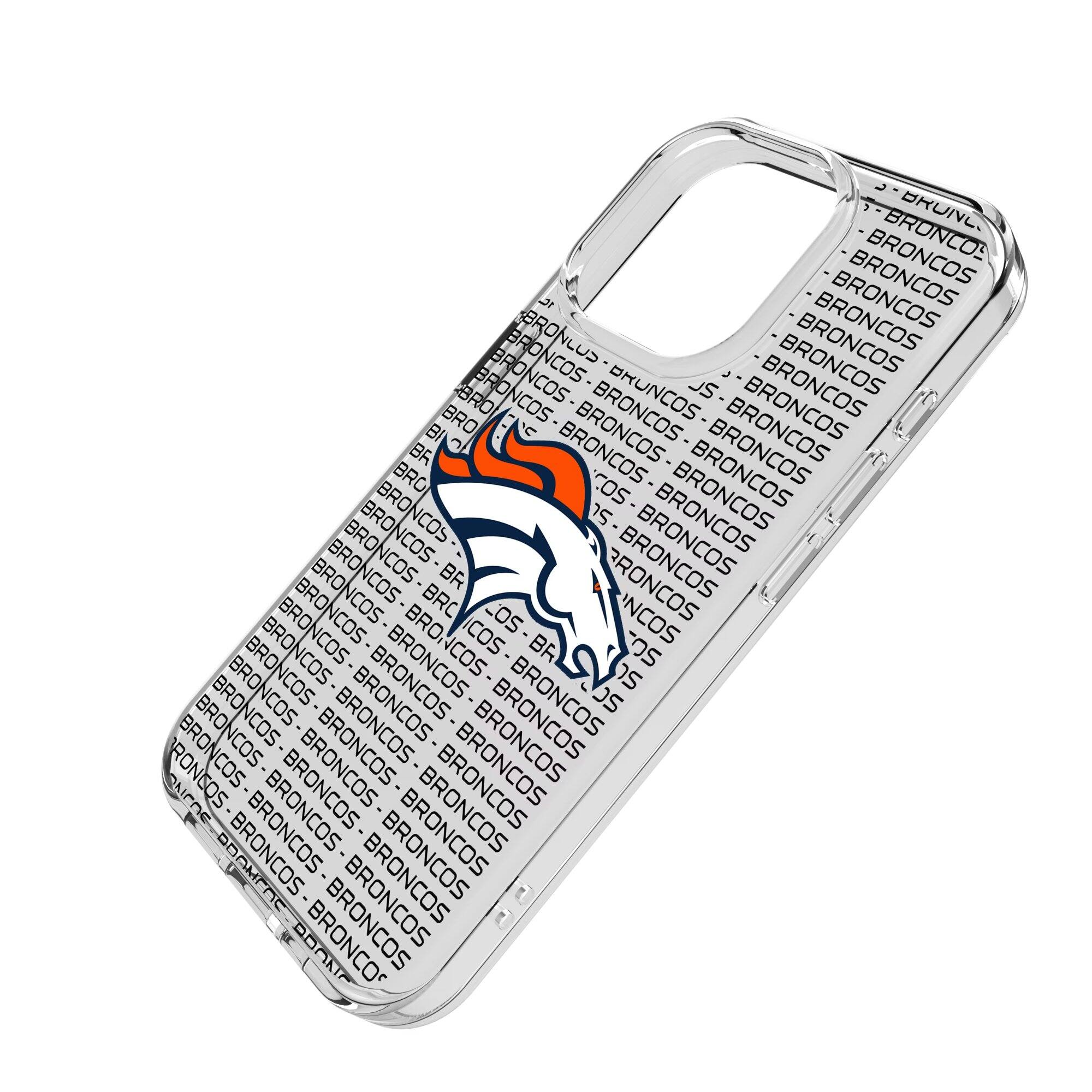 Keyscaper NFL Denver Broncos iPhone Clear Text Backdrop Design Case 15 ...