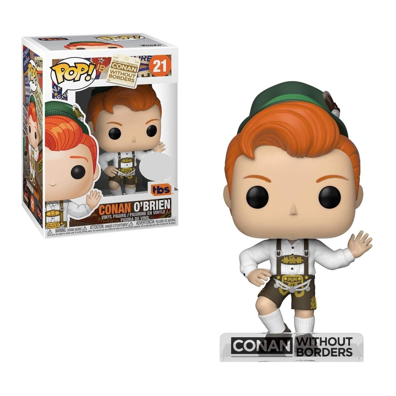 Conan O'Brien Funko POP Vinyl Figure | Conan In Lederhosen Orange 34929 ...