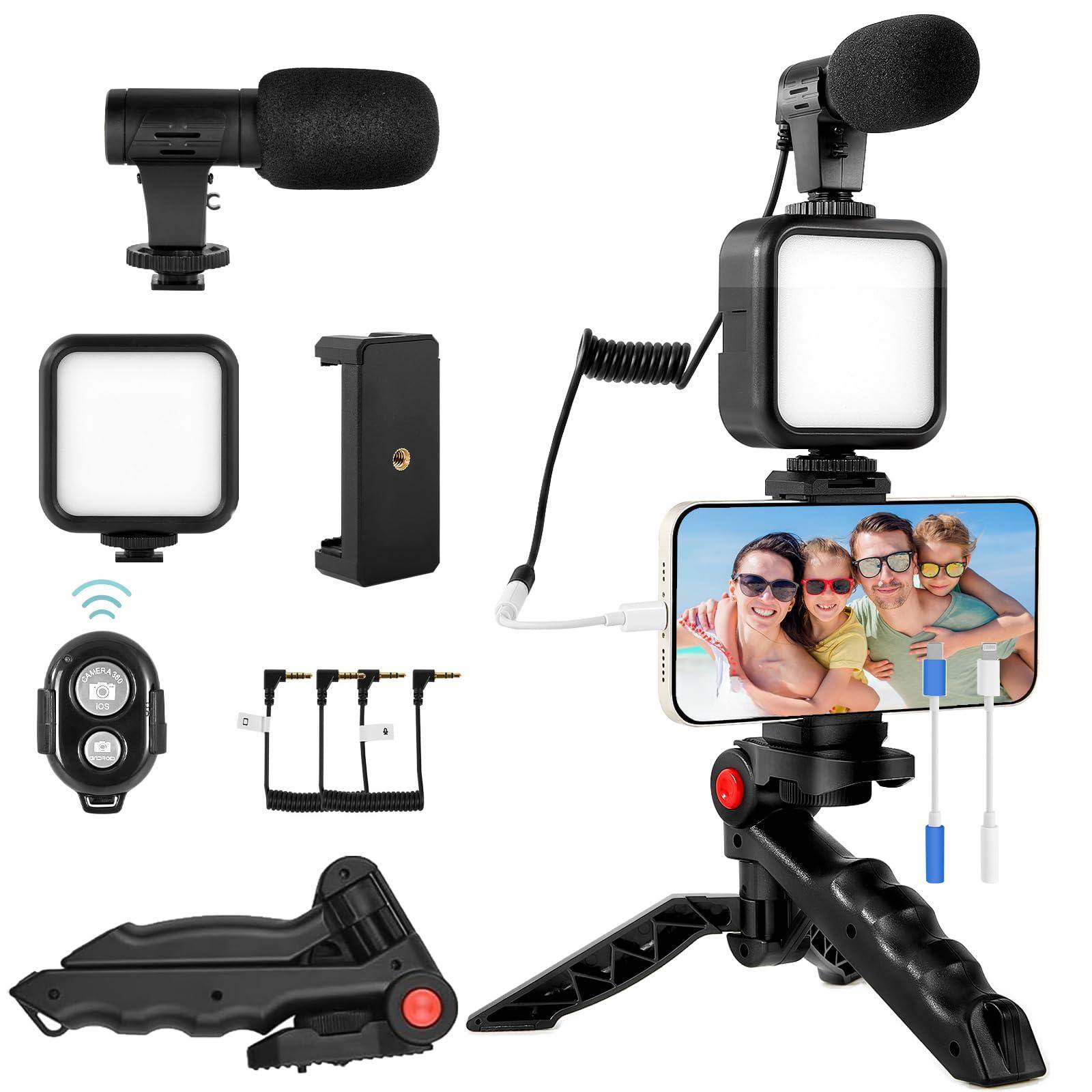 Empire DigiLabs Vlogging Kit For Android With Tripod Led Light Starter ...