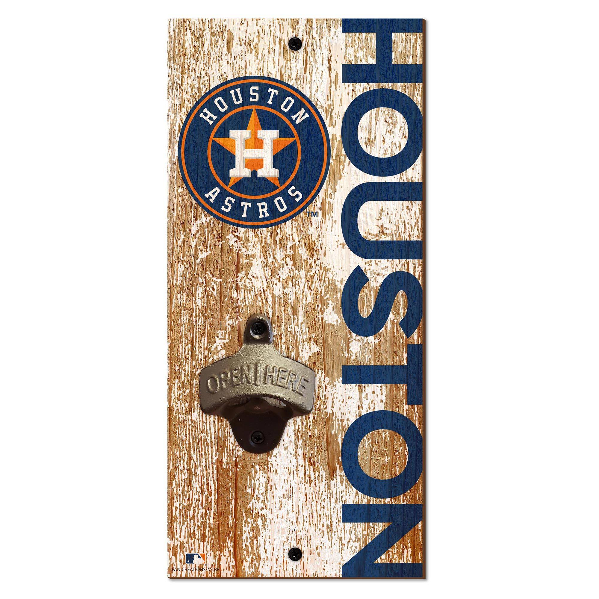 Fan Creations Houston Astros Distressed Bottle Opener Multicolor ...