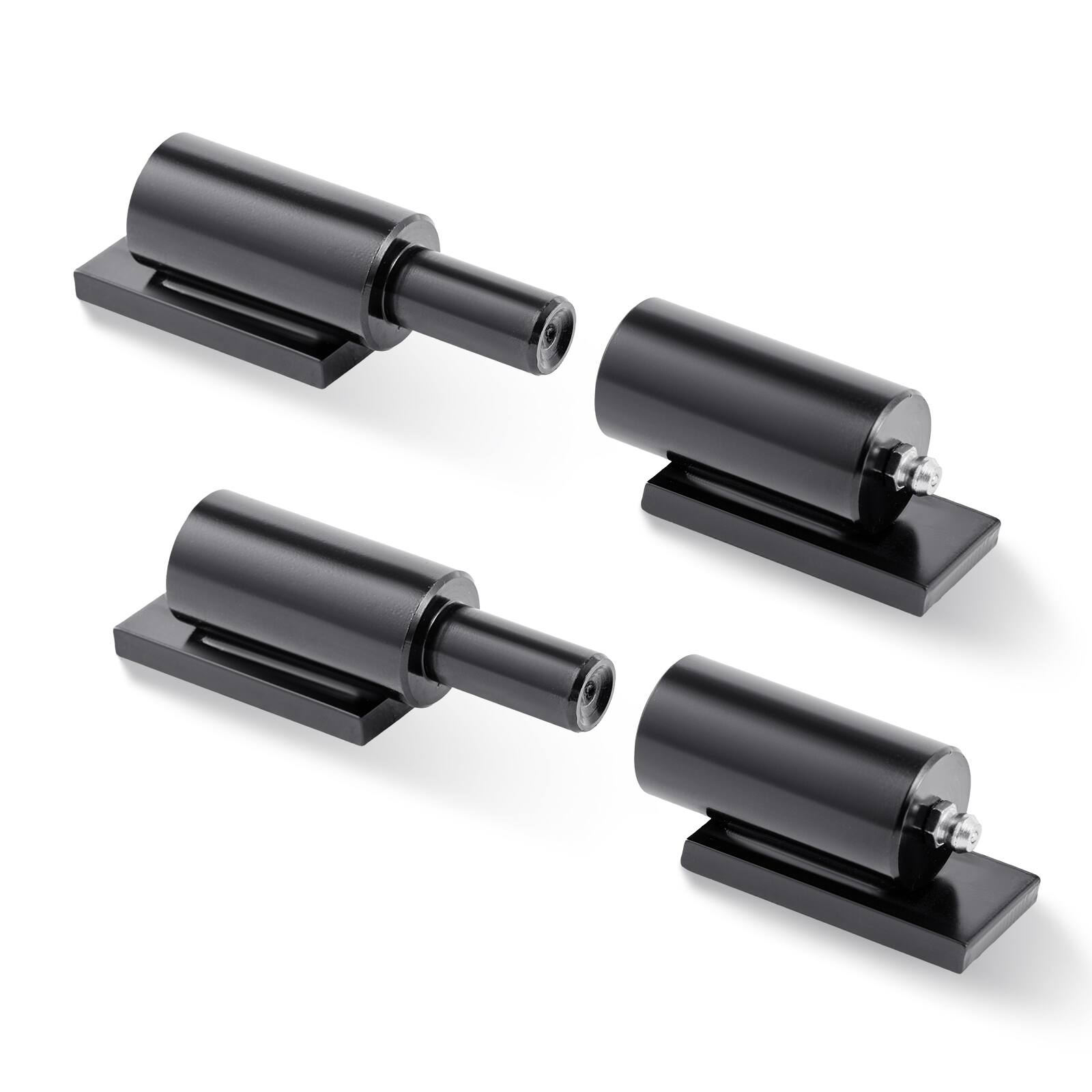 VEVOR Heavy Duty Gate Hinges, 2 Pack 7 Inch Barrel Gate Hinge, Weld On ...