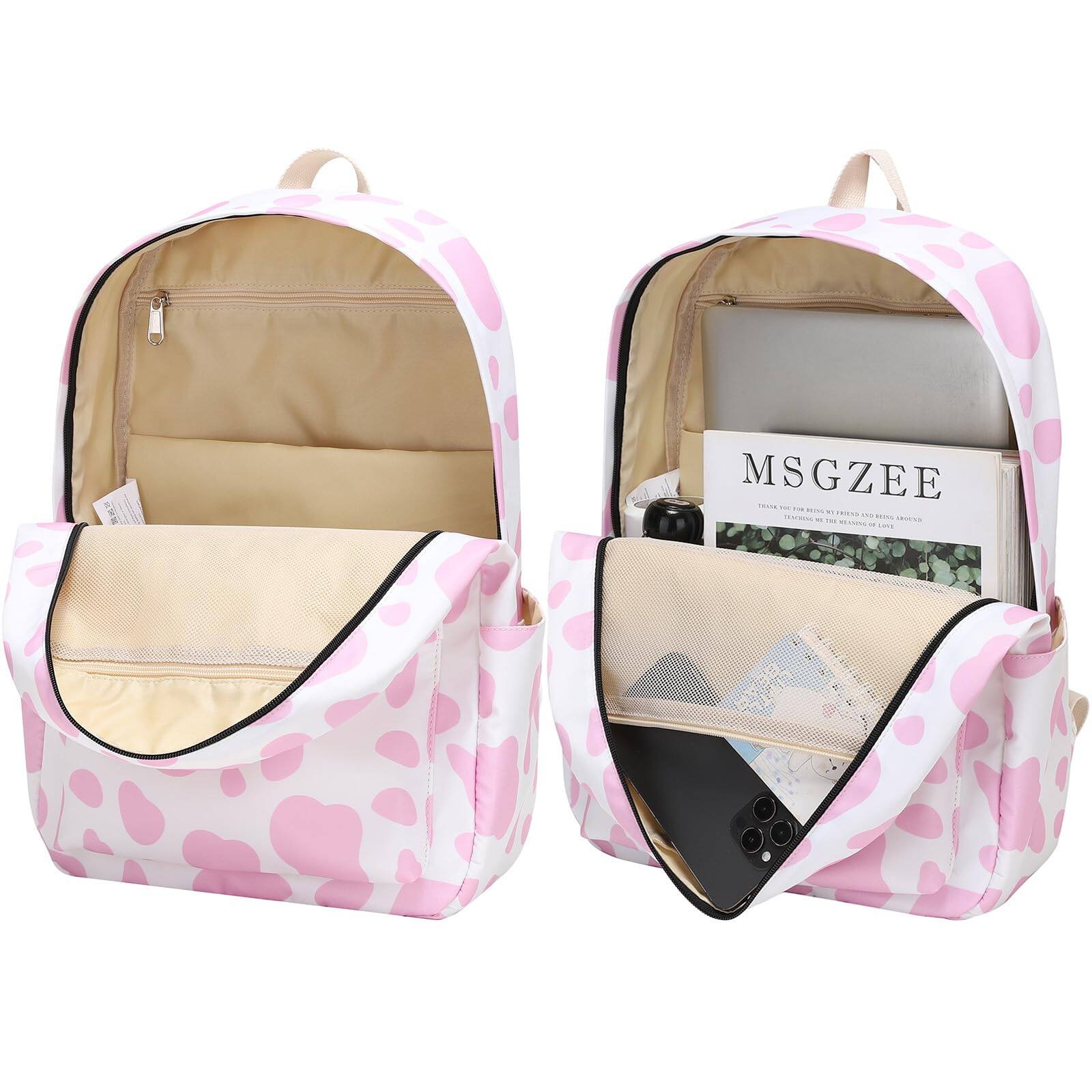 Stamp n Camp Backpack With Lunch Box Bookbag Primary Elementary Cow ...