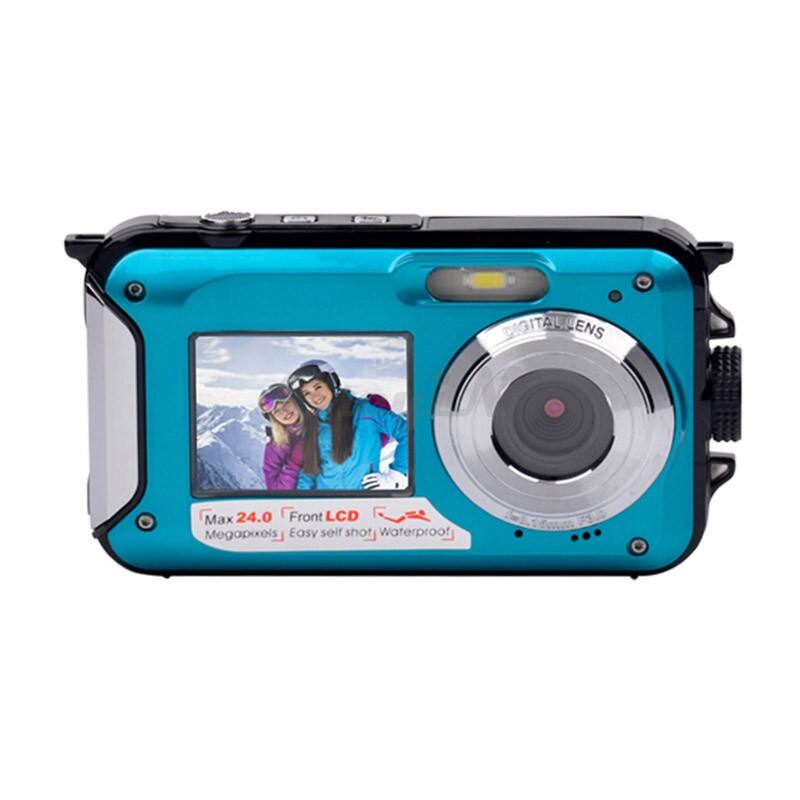 Cluzine Dual Color Display Digital Camera, 48MP High Pixel Waterproof ...
