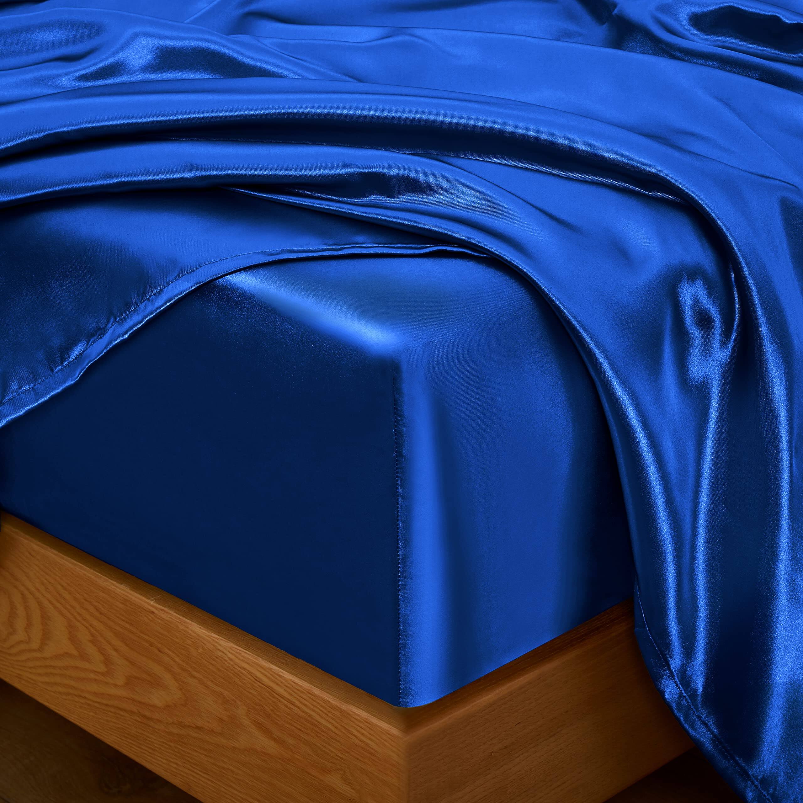 Dapper Styles Silky Satin Sheets Set Bed Royal Luxury Bedding Sets ...