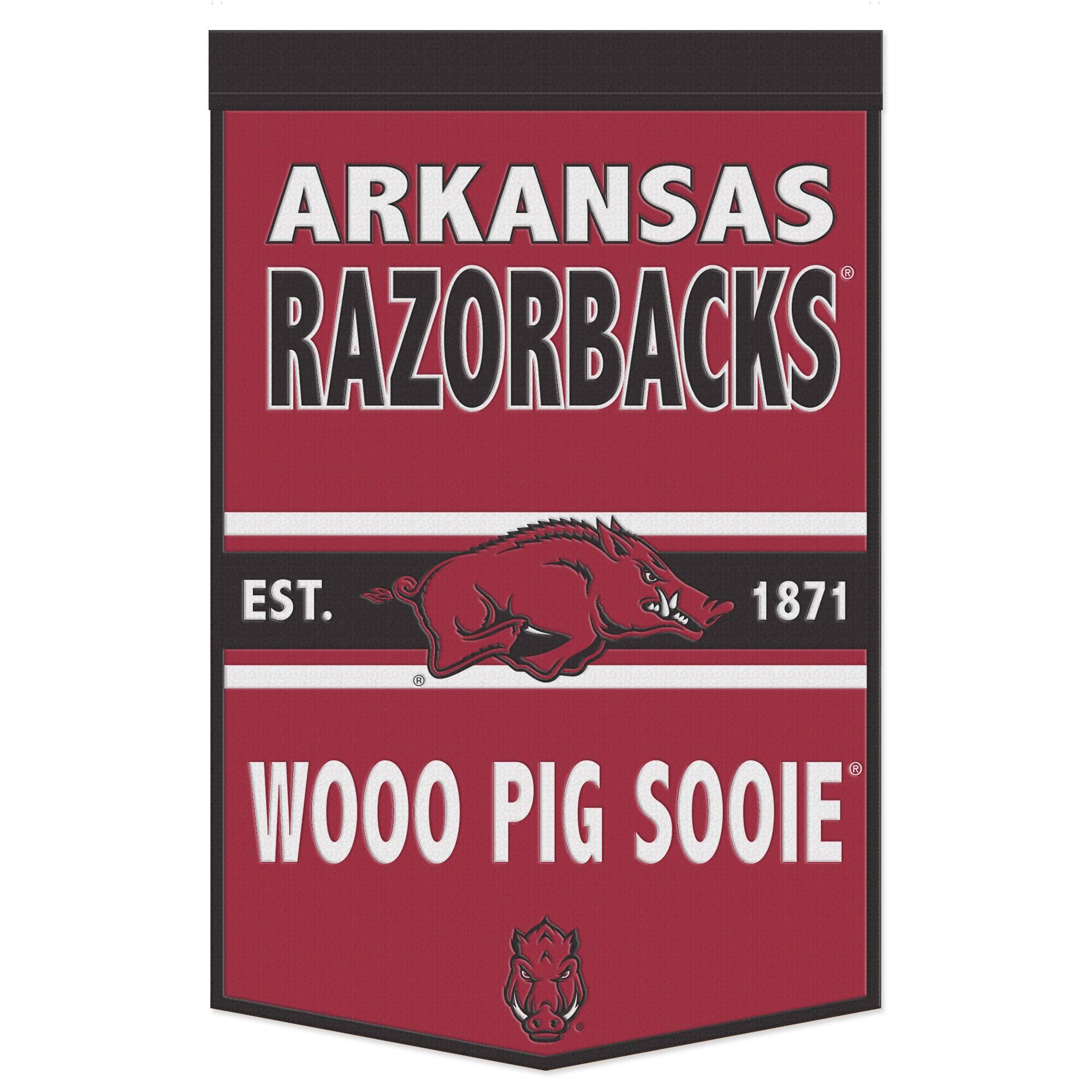 WinCraft Arkansas Razorbacks 24" x 38" Primary Logo Banner Multicolor ...