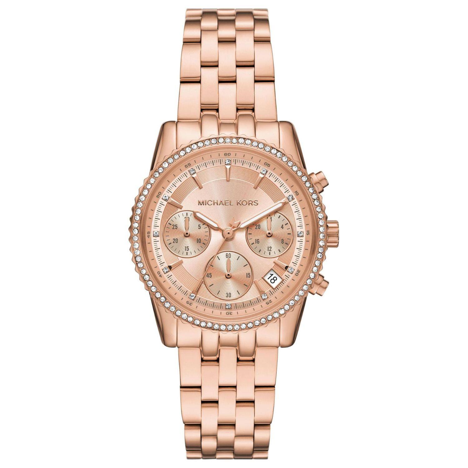 Michael Kors Women's Bryant Dial Watch MK7531 Rose Gold MK7531 - Best Buy