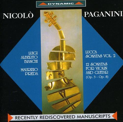 N. Paganini 12 Sonatas for Violin & Guitar: Sonata Di Lucca COMPACT ...