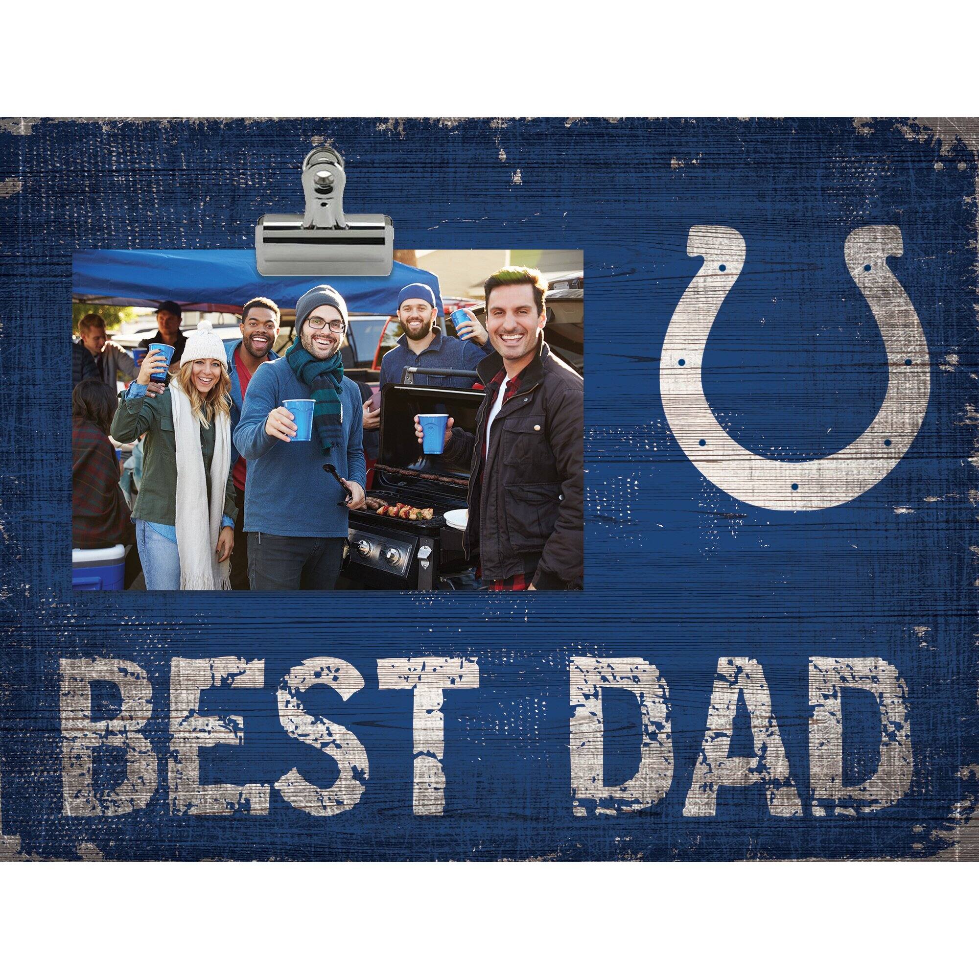 Fan Creations Indianapolis Colts 8'' x 10.5'' Best Dad Clip Frame ...