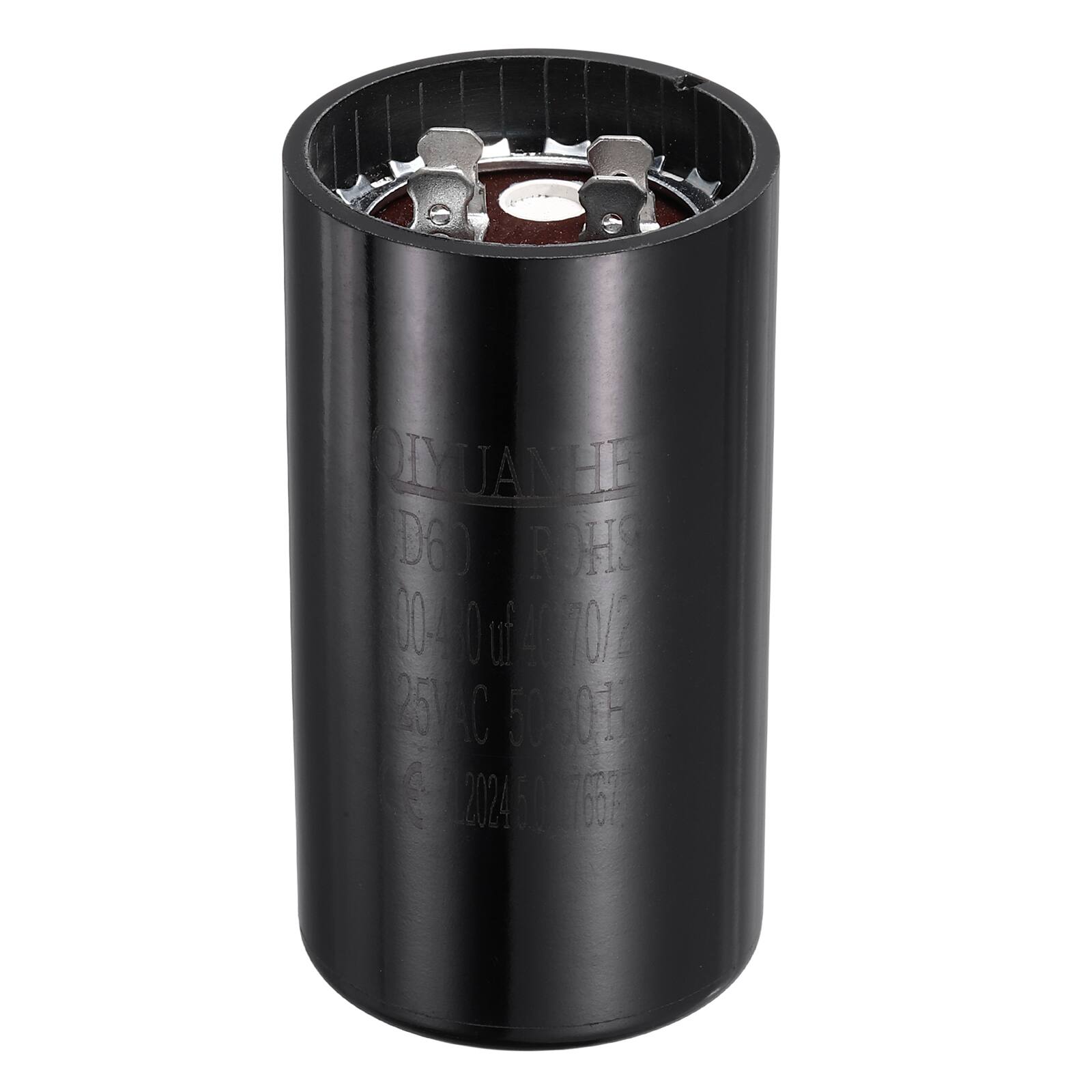 Unique Bargains CD60 Motor Run Capacitor, 400 480uF MFD AC125V, 50 60Hz ...