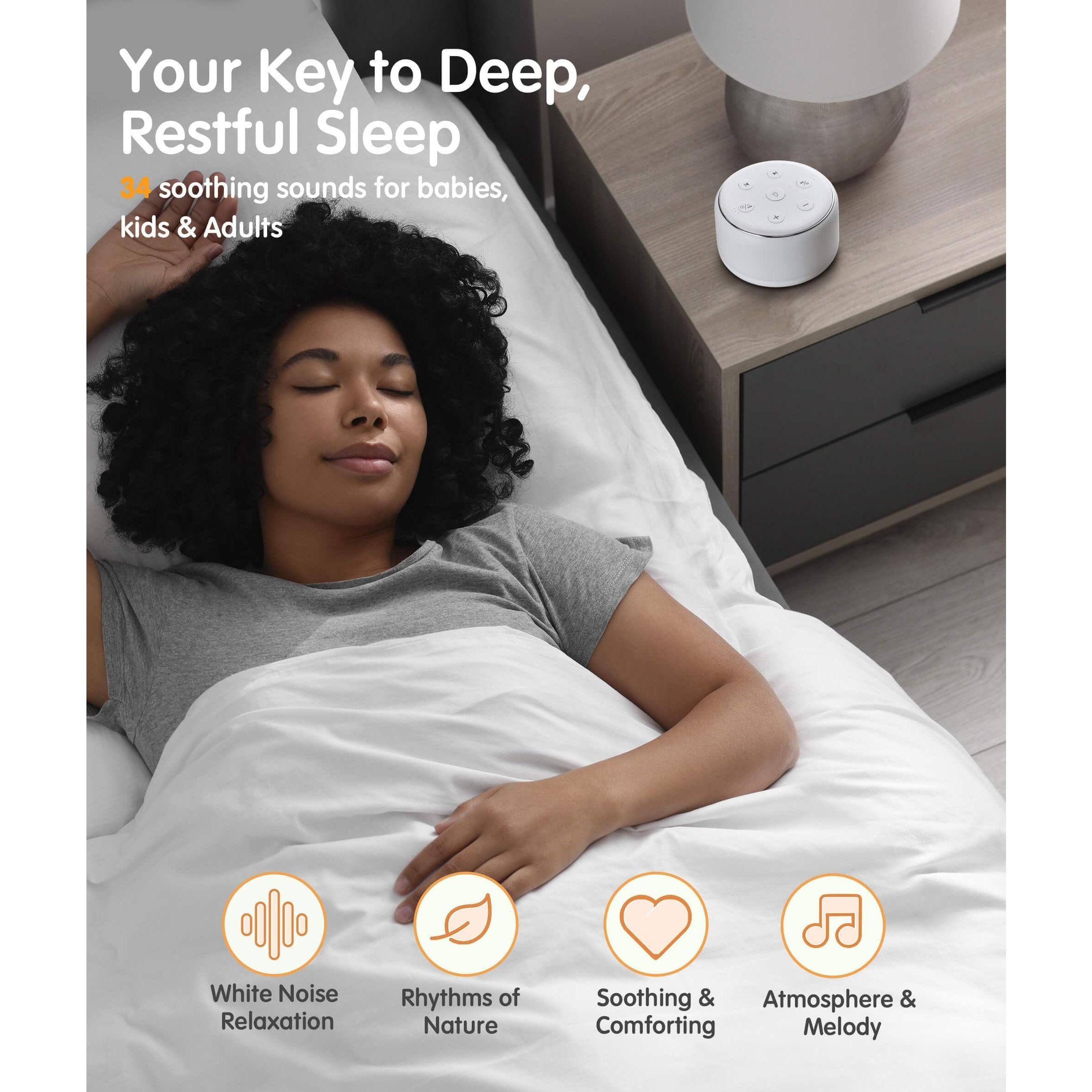 Pacoar Cade Night Light Light Noise Sound Machine For Sleeping With ...