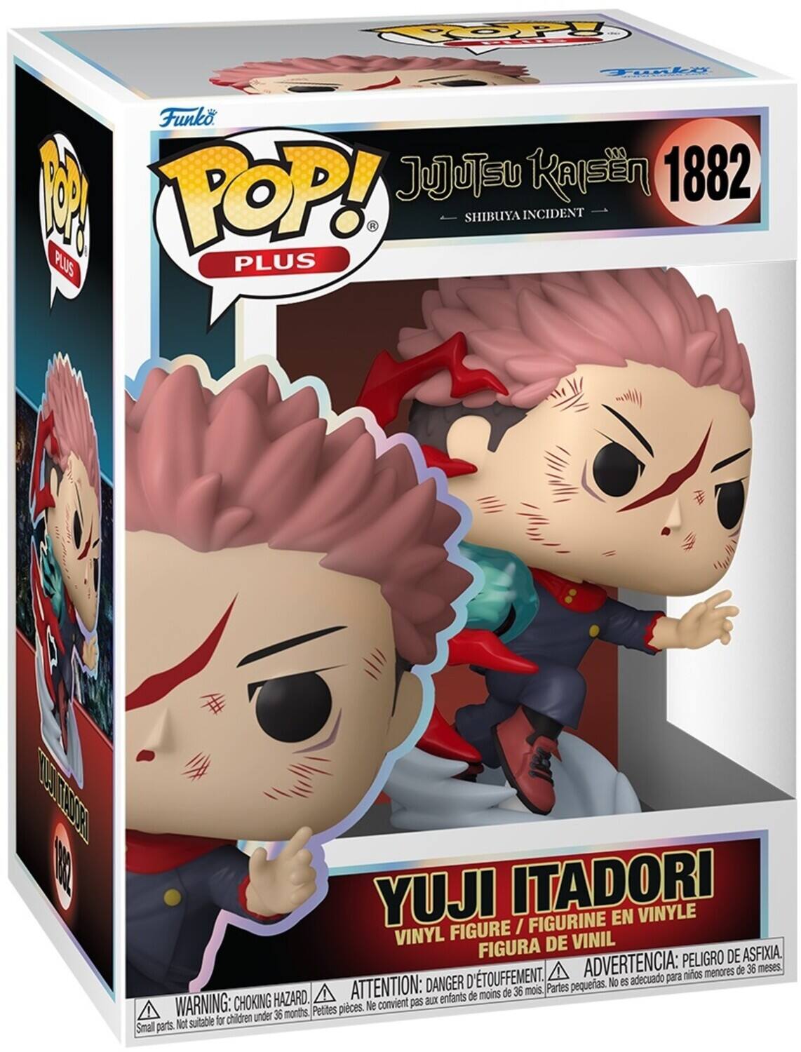 Funko POP! Plus: Jujutsu Kaisen Yuji Itadori COLLECTIBLES Multicolor ...