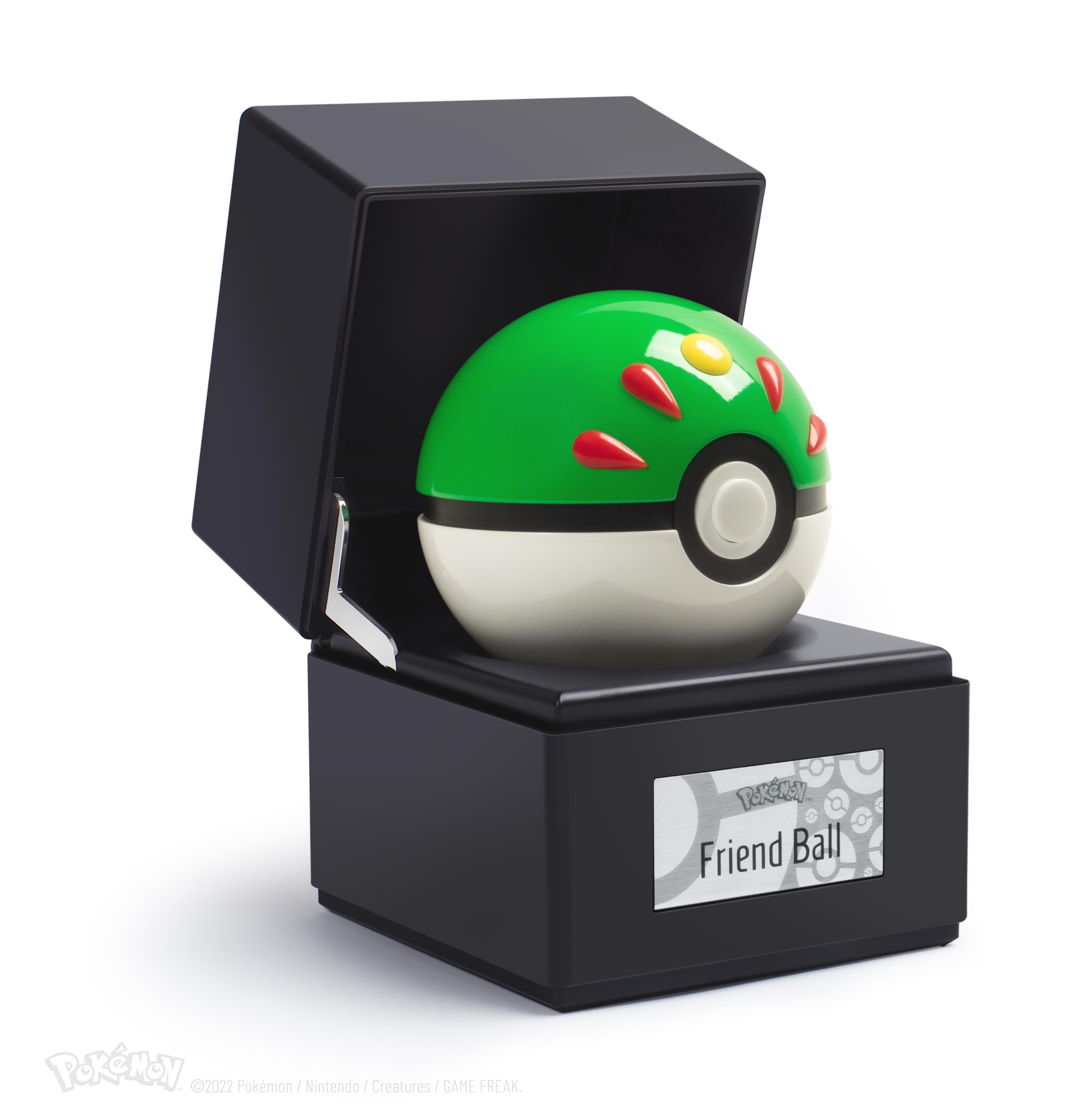 Pokémon Pokemon Light Up Die Cast Friend Ball Replica Green WRC15821 ...