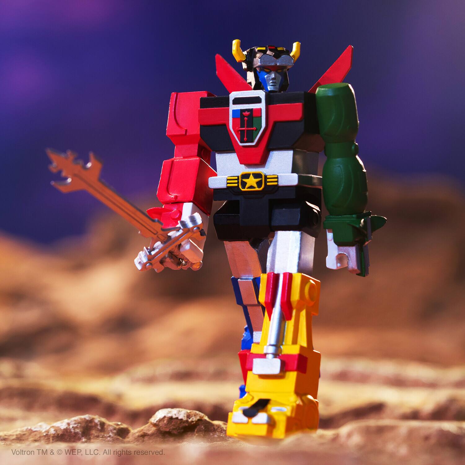 Super7 Voltron ReAction Figure Voltron Collectibles Multicolor ...