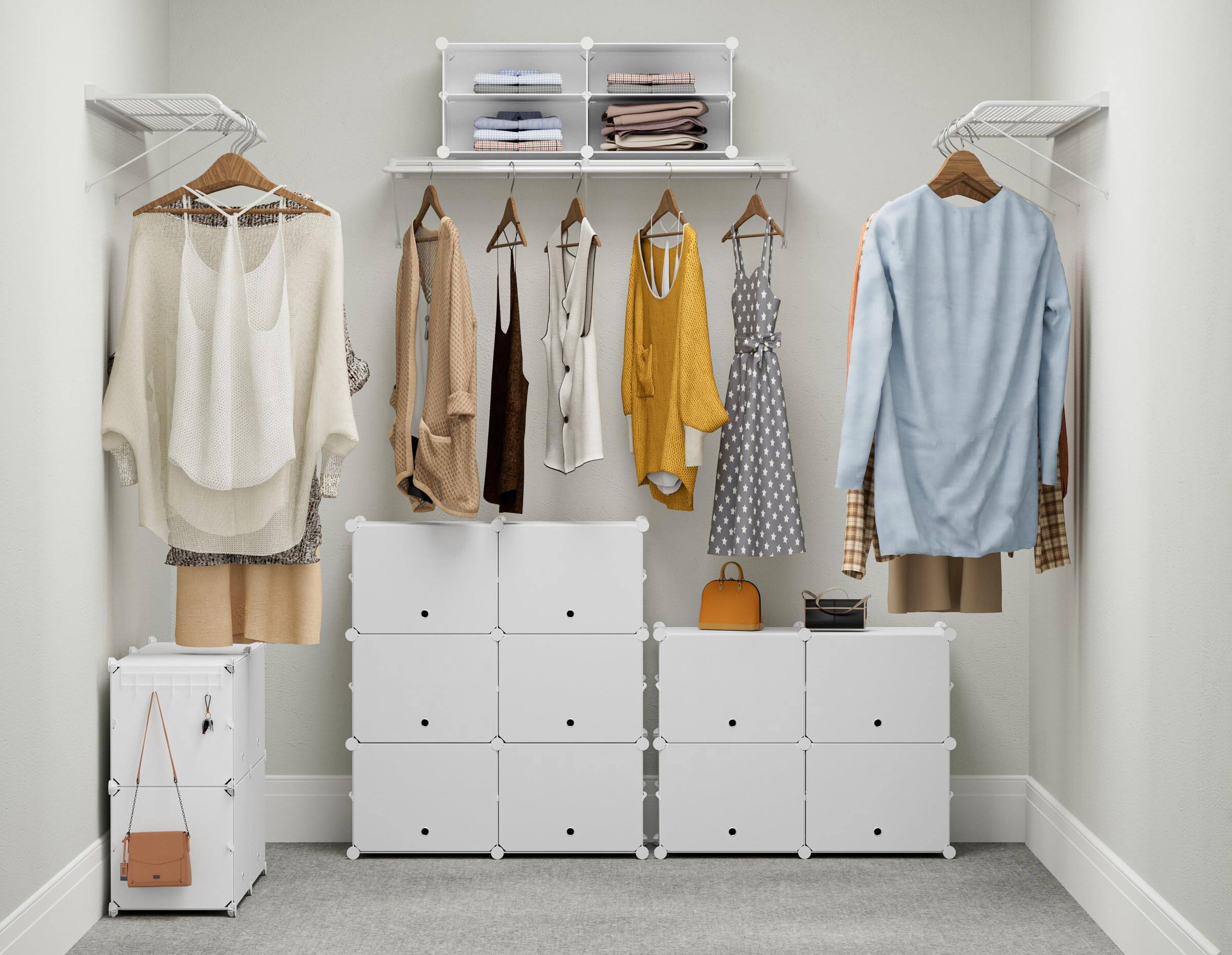 ThinkLink Electronic Shoe Rack Storage Cabinet Plastic Shelves ...