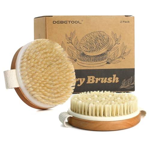 Vulpecula Spade 2 Pack Dry Body Brush Dry Brushing Body Brush for ...
