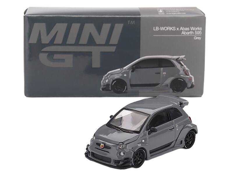 ABARTH 595 #49 "LB Works x Abas Works" Limited Edition 1/64 Diecast ...