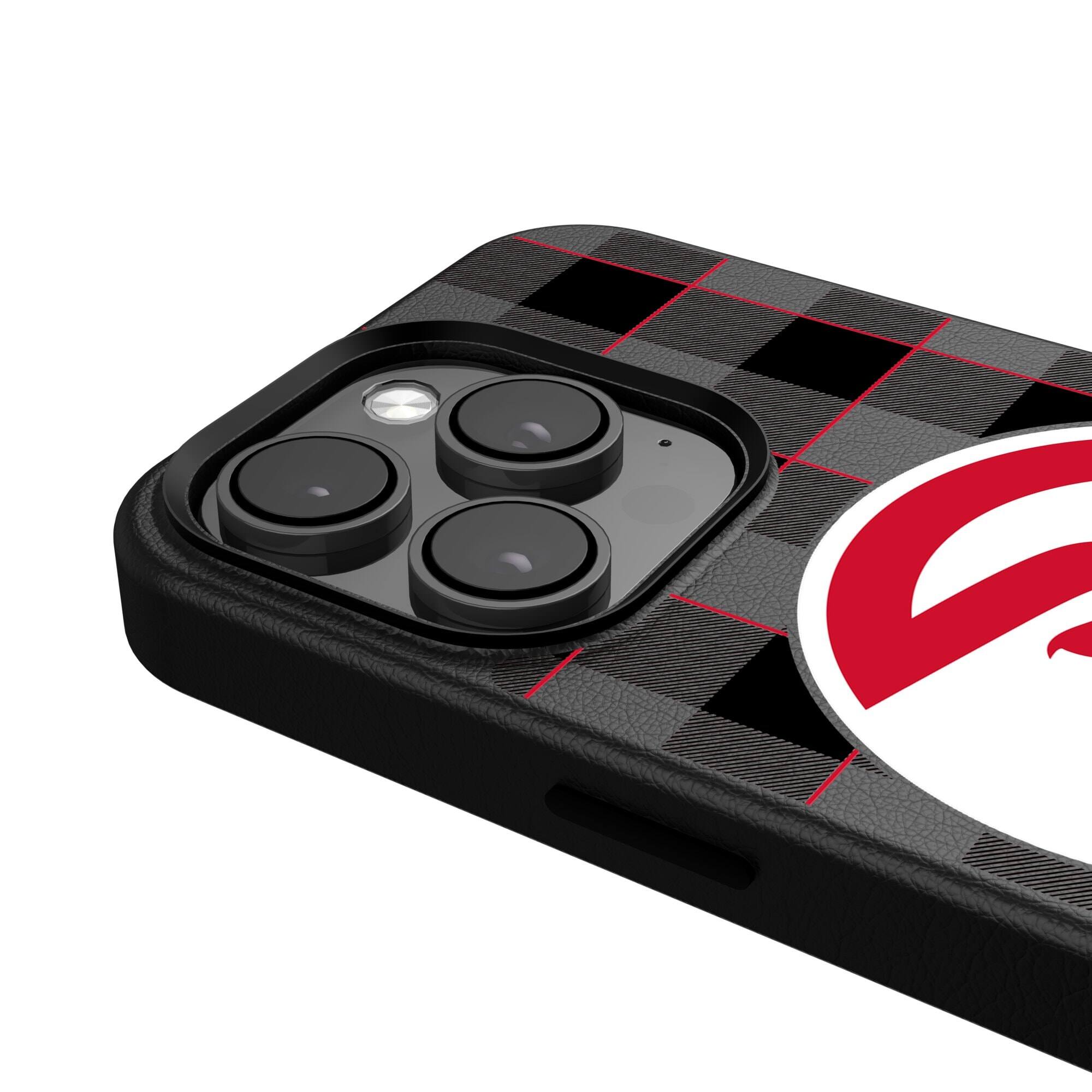 Keyscaper NBA Atlanta Hawks Plaid Magnetic Bump iPhone Case 14 Plus ...