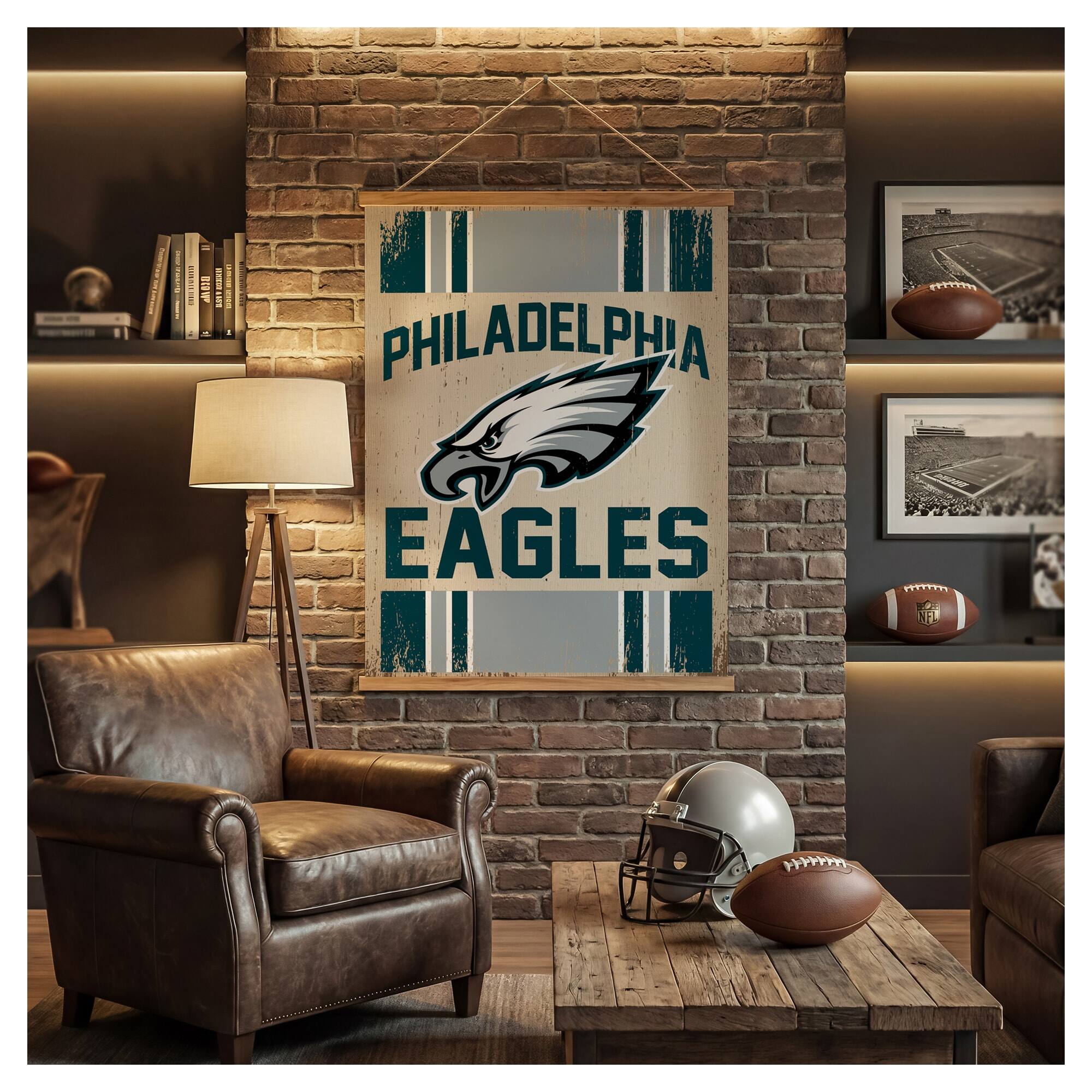 Evergreen Enterprises Philadelphia Eagles 36" x 54" Large Canvas Wall ...