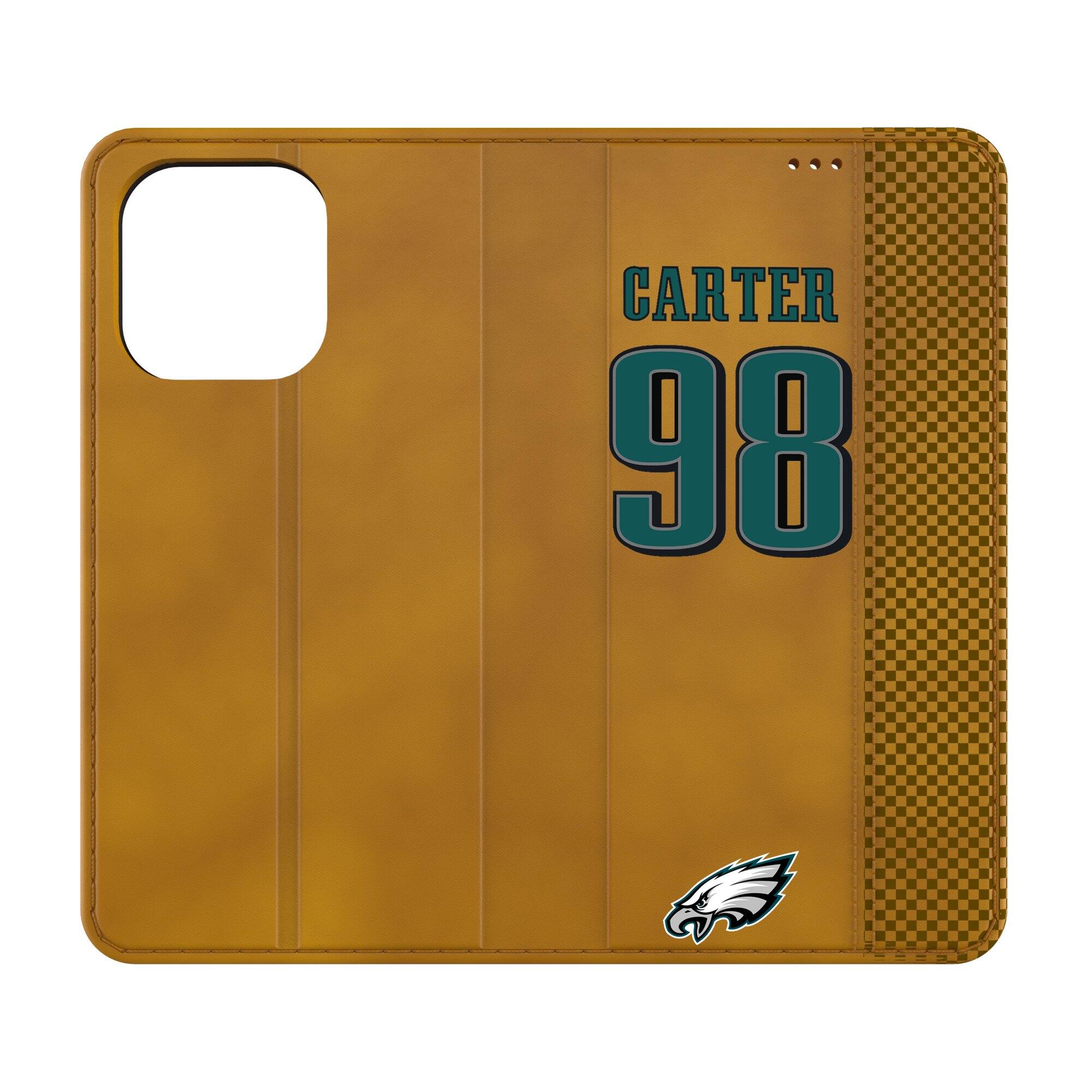 Keyscaper NFL Jalen Carter Philadelphia Eagles Folio iPhone Case 16 Pro ...
