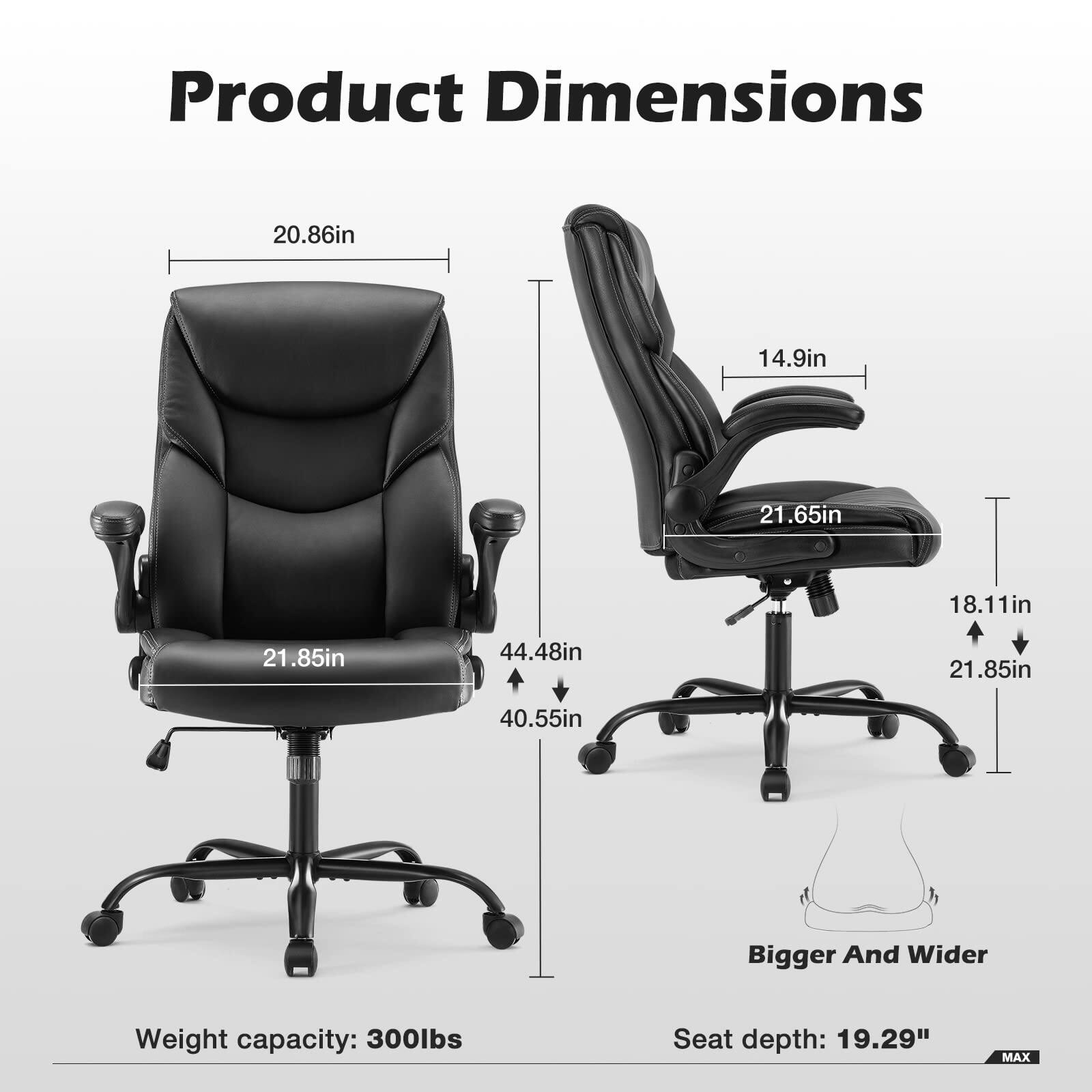 Refined Abode Design Stylish Modern Premium High Office Chair Desk ...