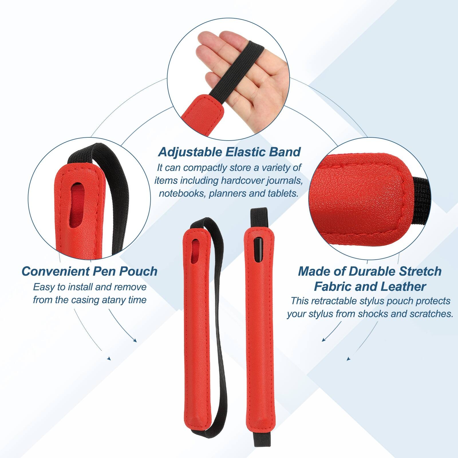 Unique Bargains 2pcs Universal Stylus Holder for Tablet Retractable ...
