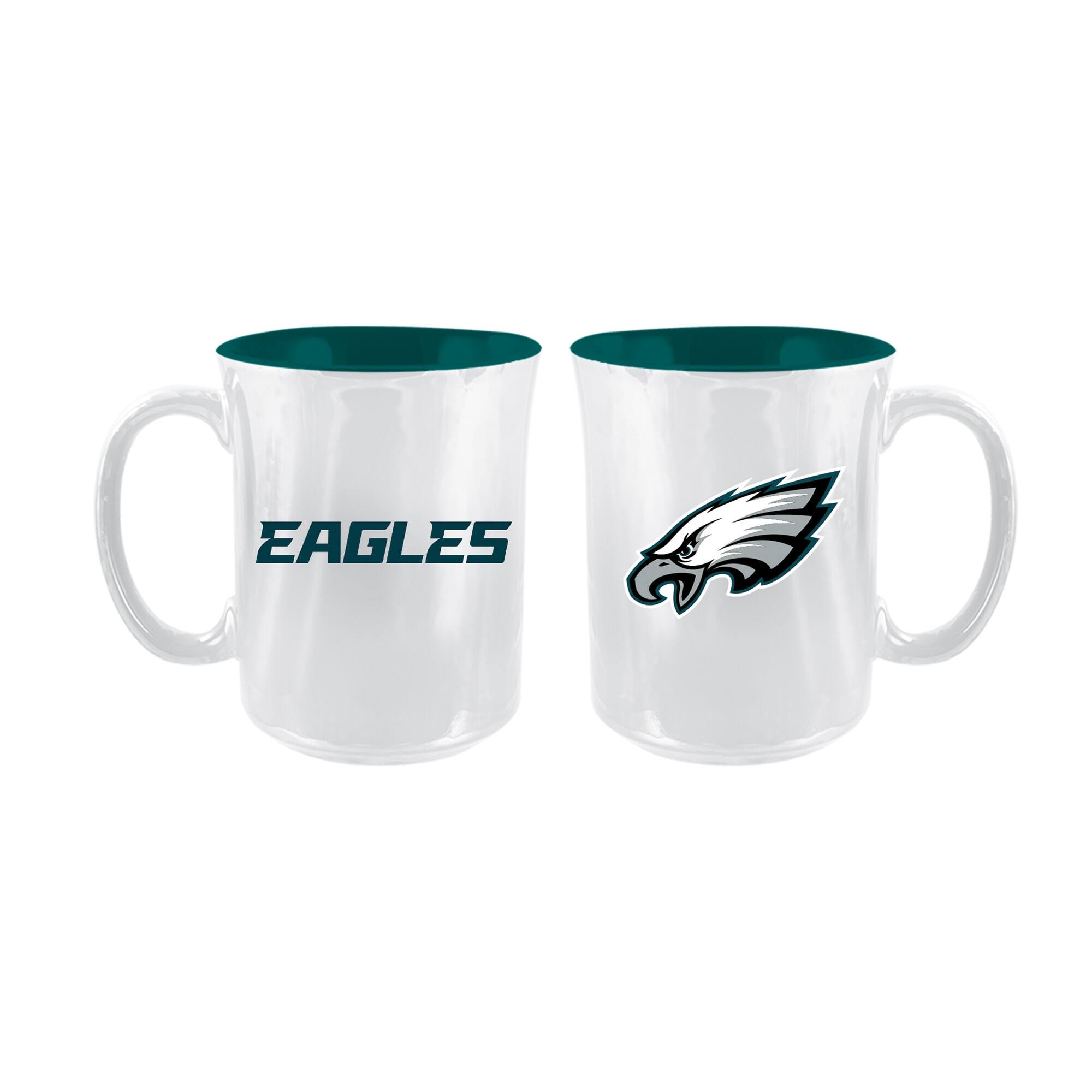 The Memory Company Philadelphia Eagles 2 Pack 15oz. Iridescent Ceramic ...