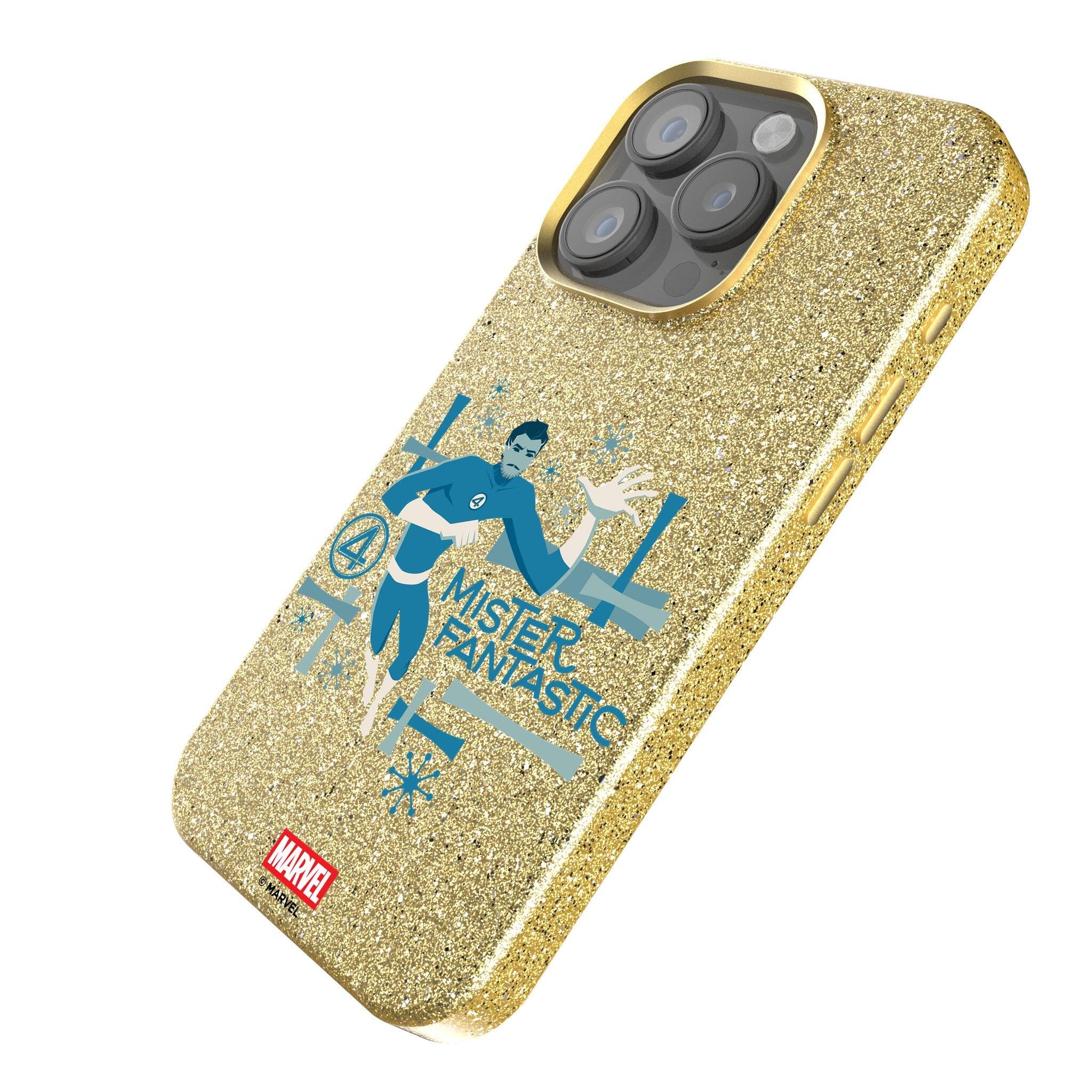 Keyscaper Marvel Badge Gold Bling Phone Case Apple iPhone 16 Pro Max ...