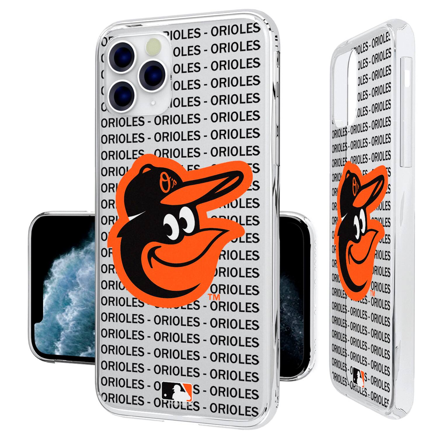 Keyscaper MLB Baltimore Orioles Text Backdrop Clear iPhone Case 12 mini ...