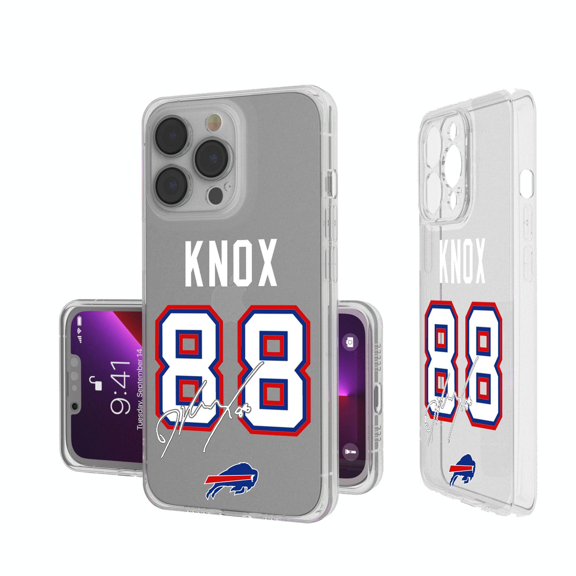 Keyscaper NFL Dawson Knox Buffalo Bills iPhone Clear Case 15 Multicolor ...