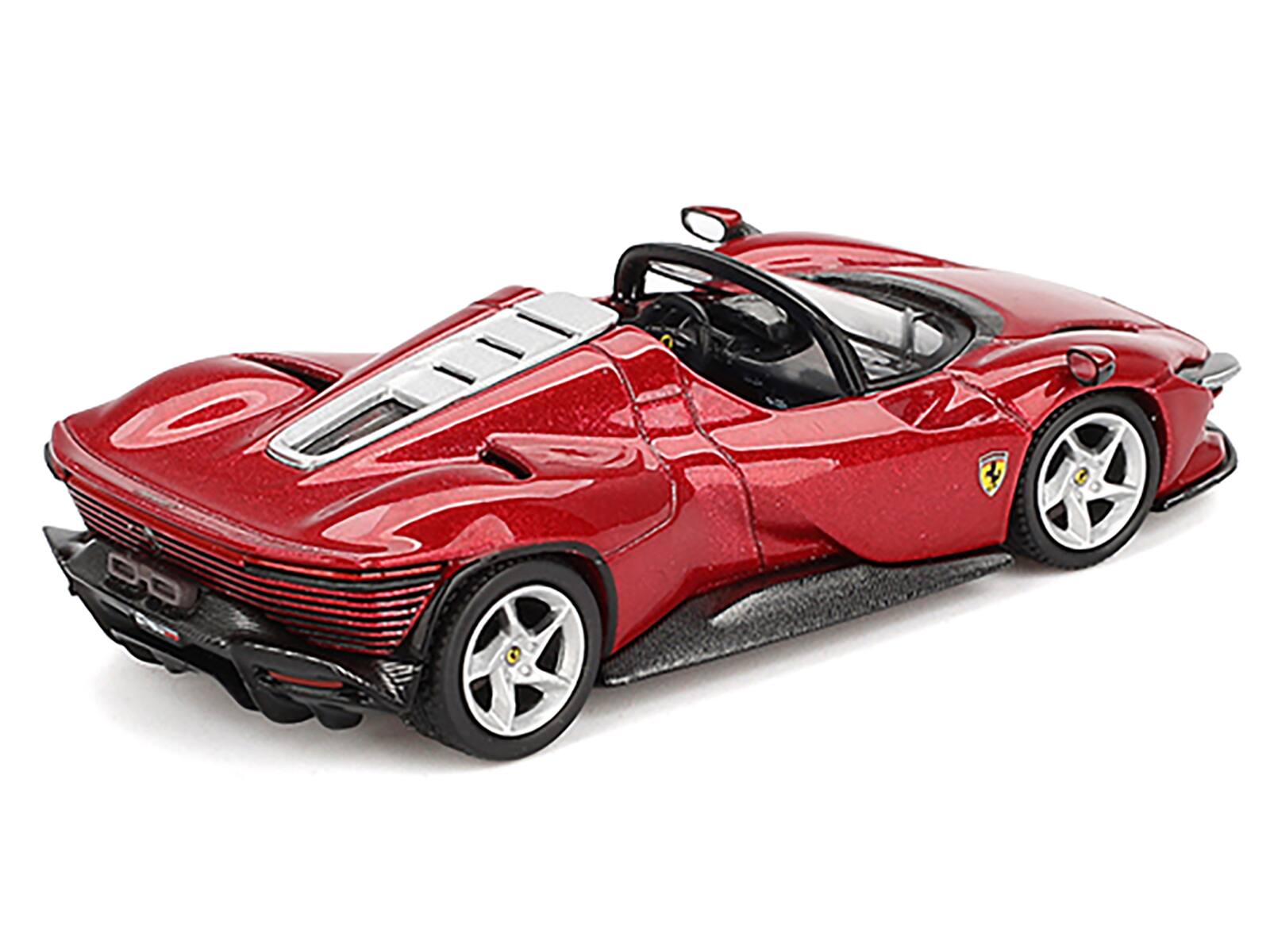 Ferrari Daytona SP3 Rosso Imola Red with Blue Interior 1/64 Diecast ...