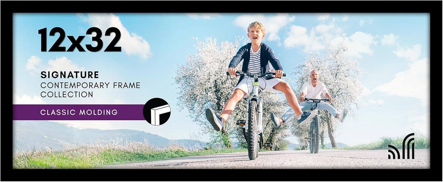 blue 12x18 Poster Frame with Shatter Resistant Glass Gallery Style ...