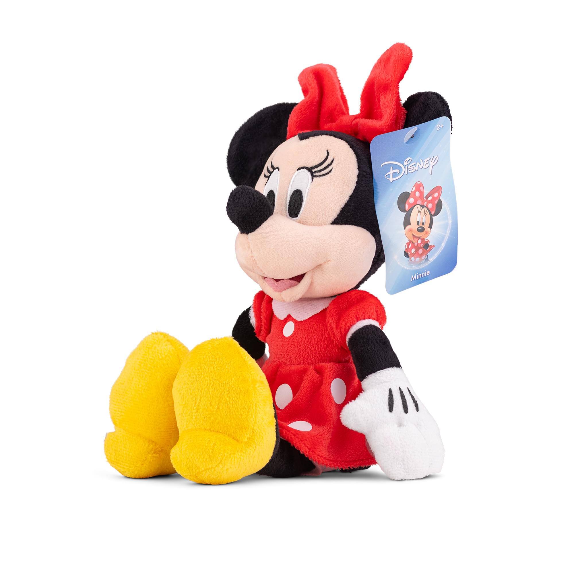 Disney Minnie Mouse 11 inch Child Plush Toy Stuffed Character Doll Red ...