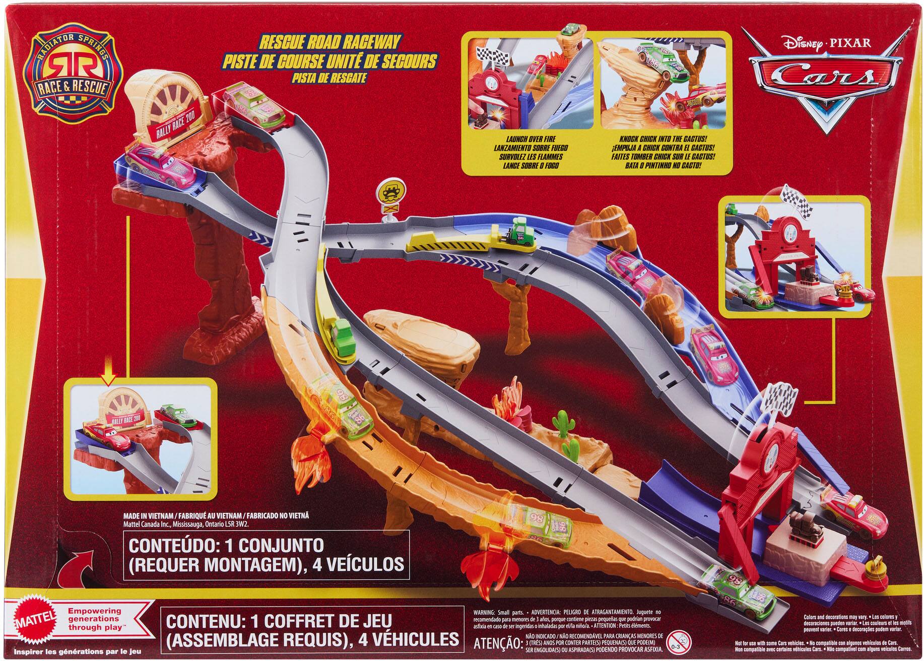 Disney Pixar Cars Radiator Springs Race & Rescue Rescue Road Raceway ...