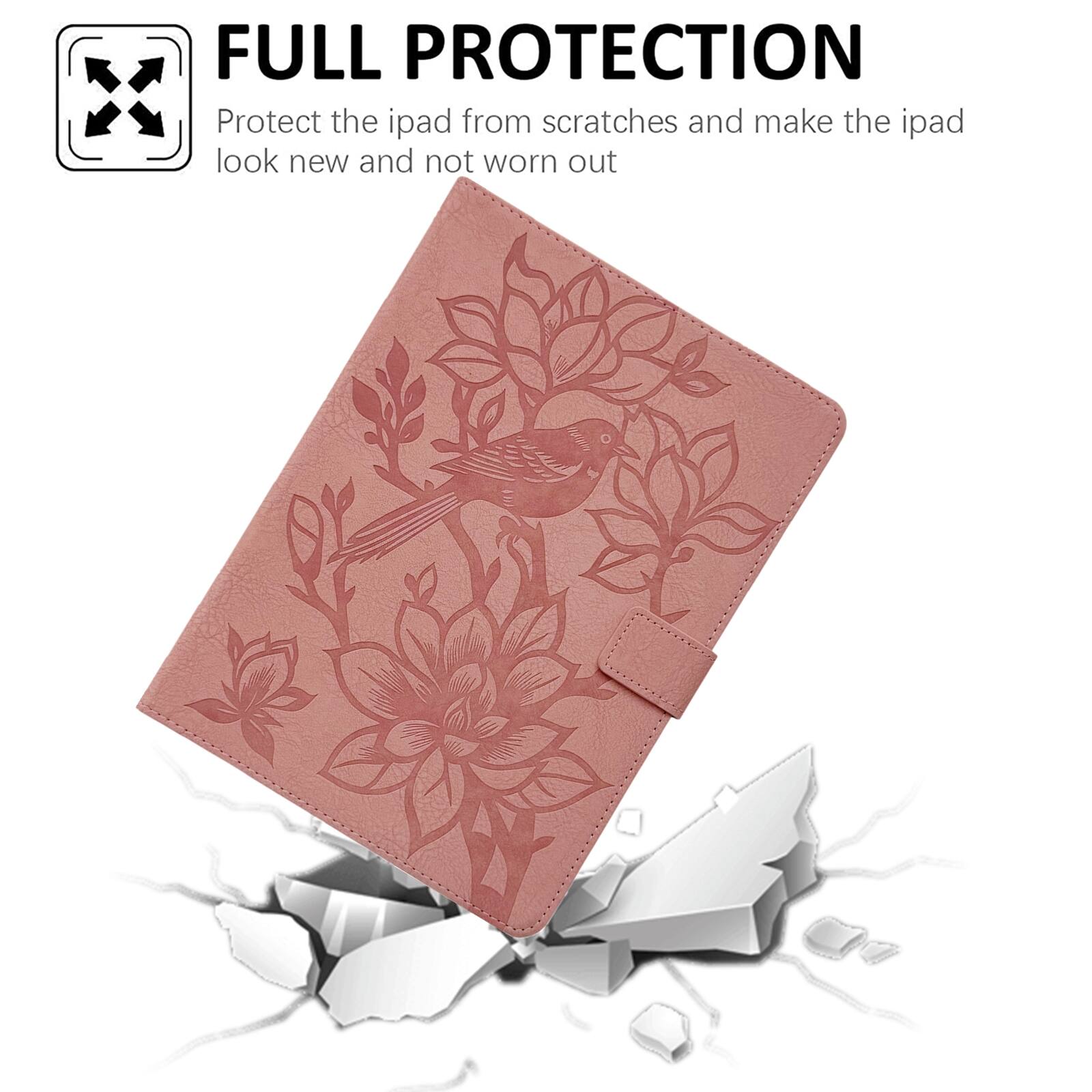 Dteck Faux Leather Flip Case for Apple iPad (A16) 11" 2025 & iPad 10th ...