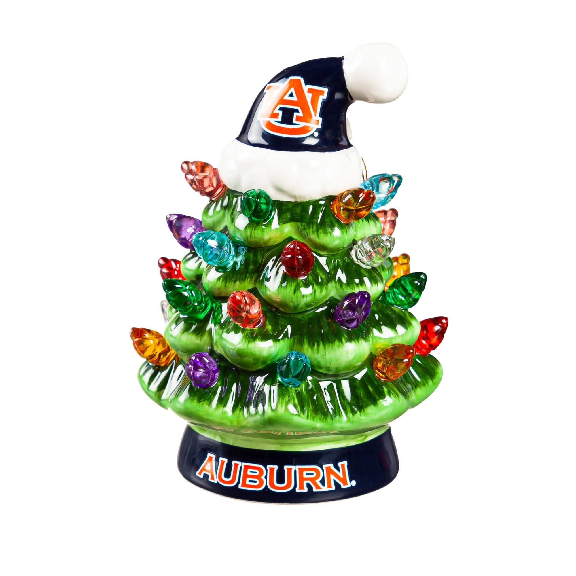 Evergreen Enterprises Auburn Tigers 2 Pack 4" Ceramic LED Christmas ...