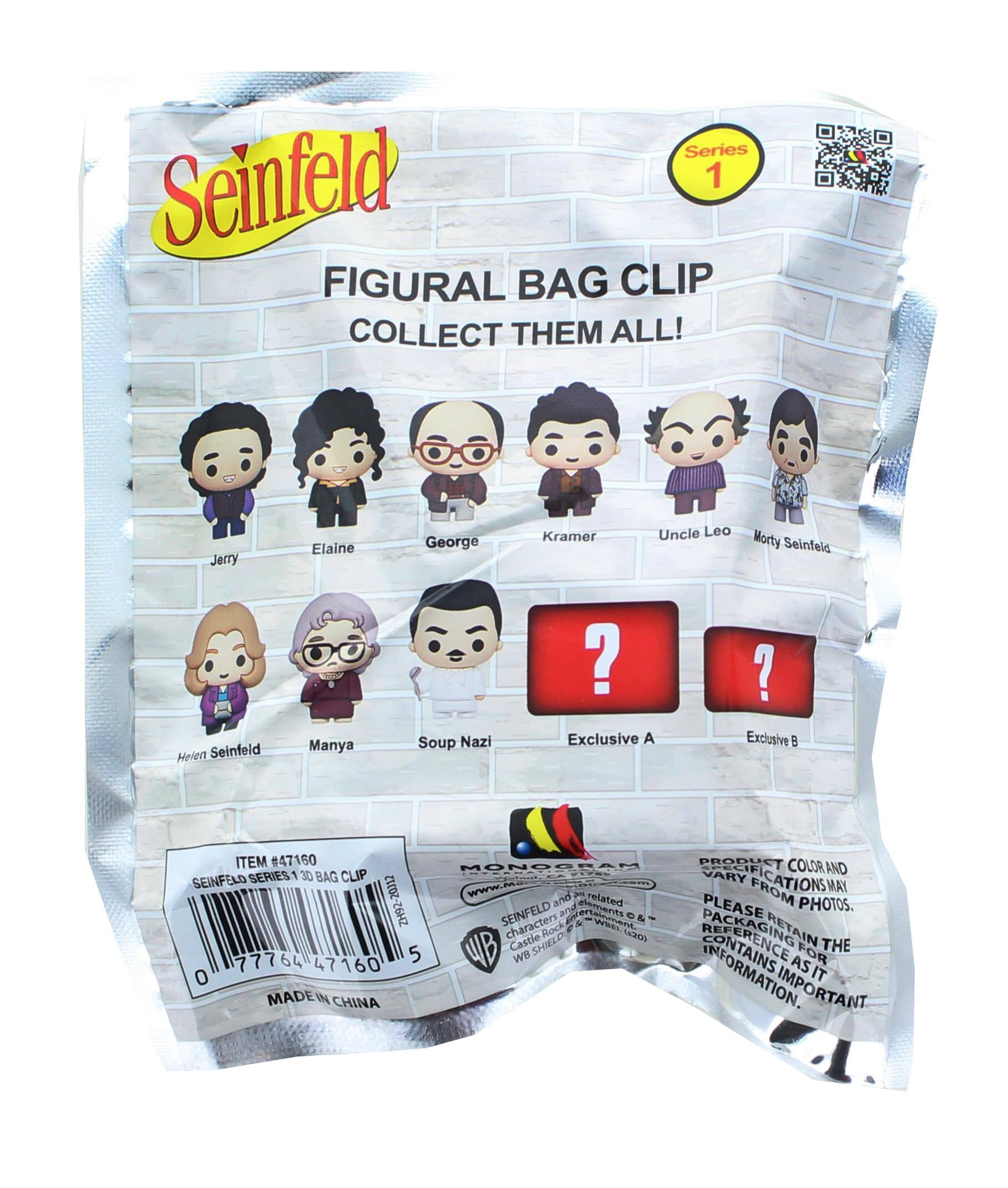 Monogram Seinfeld Series 1 Blind Bagged 3D Foam Figural Bag Clip | 1 ...