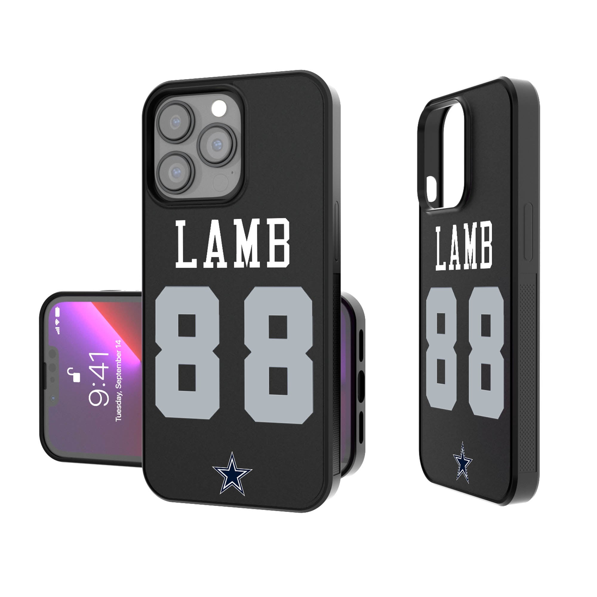 Keyscaper NFL CeeDee Lamb Dallas Cowboys iPhone Bump Case 15 Plus Black ...