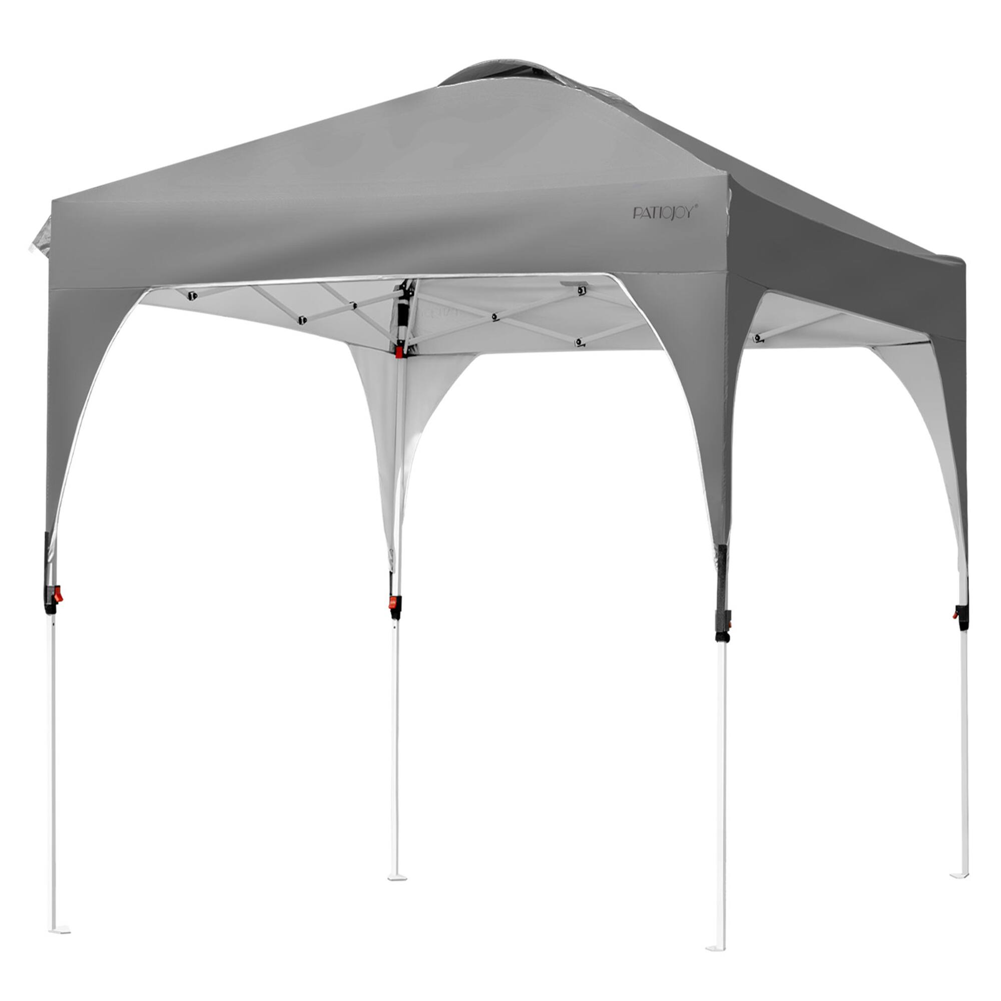 Gymax 6.6x6.6 FT Pop up Canopy Tent Shelter Height Adjustable w/ Roller ...