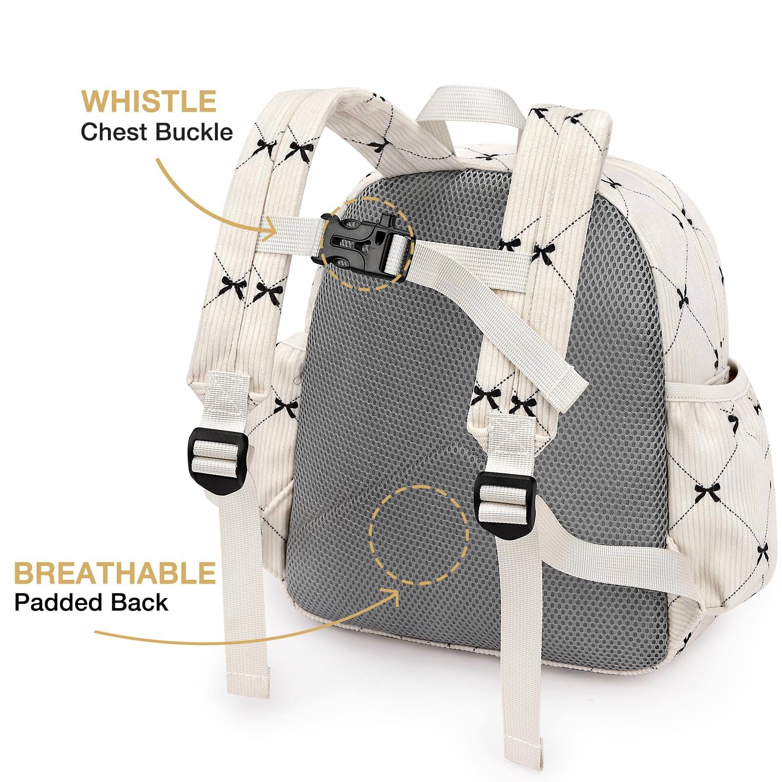 Cozy Serene Corduroy Backpack For 2 4: 12 Inch Backpacks Bow Strawberry ...