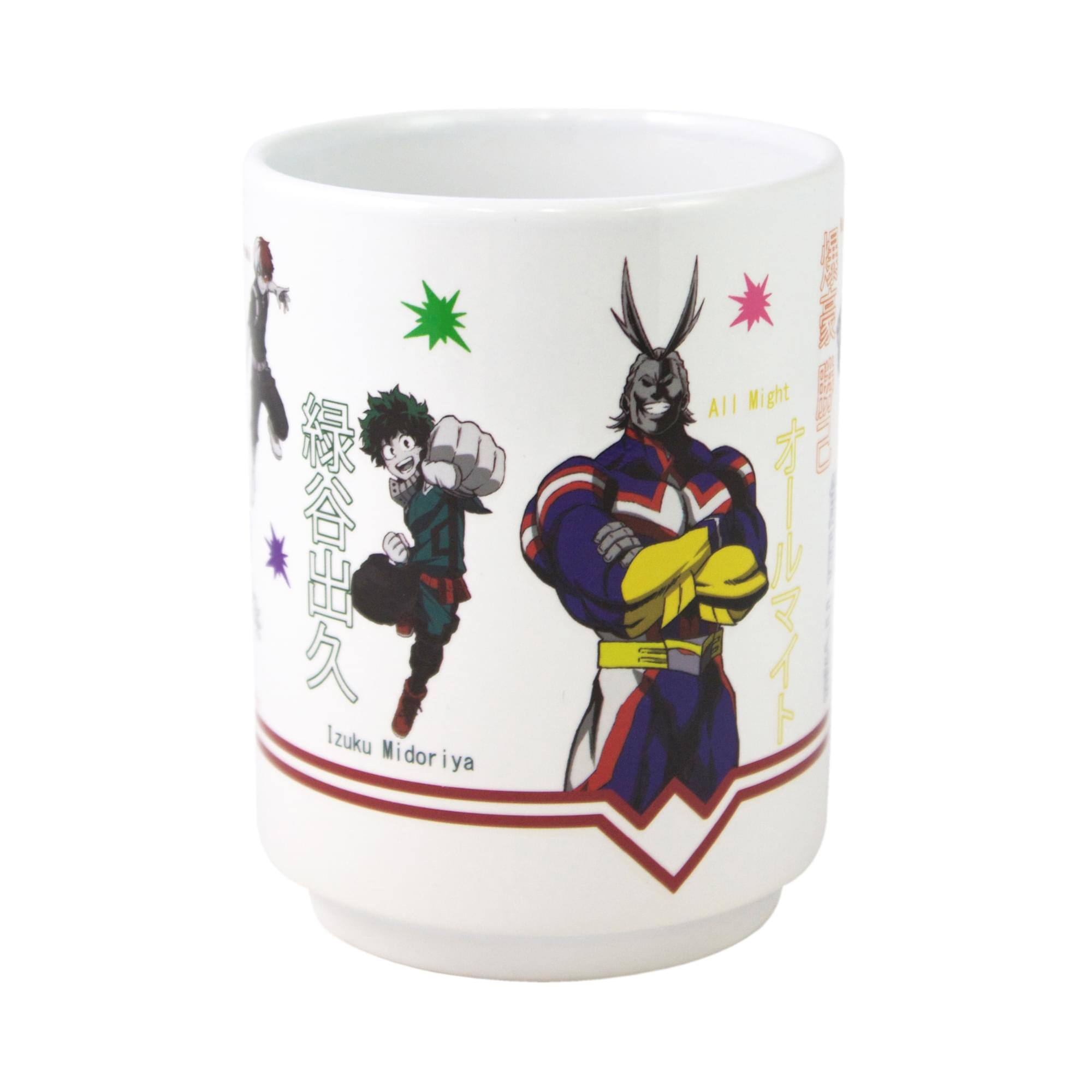 Just Funky My Hero Academia Characters 11oz Ceramic Coffee Mug White ...
