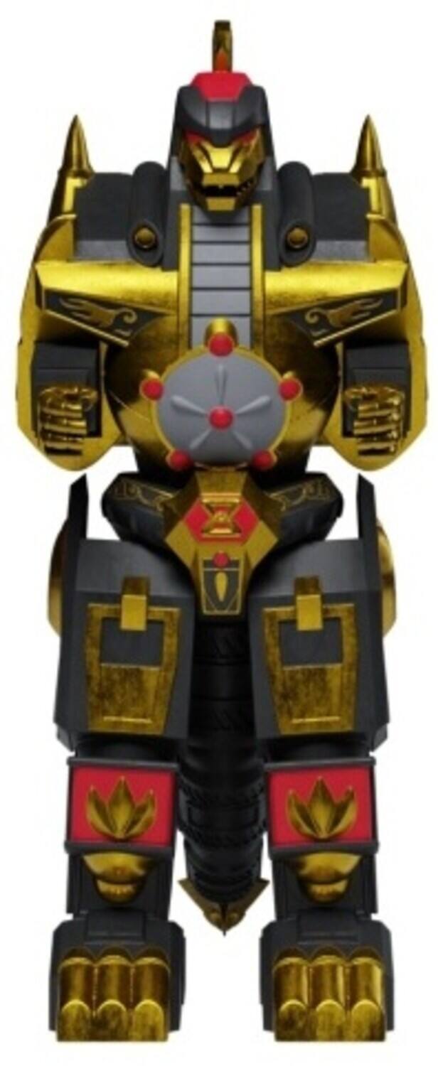 Super7 Mighty Morphin Power Rangers ReAction Dragonzord (Black & Gold ...