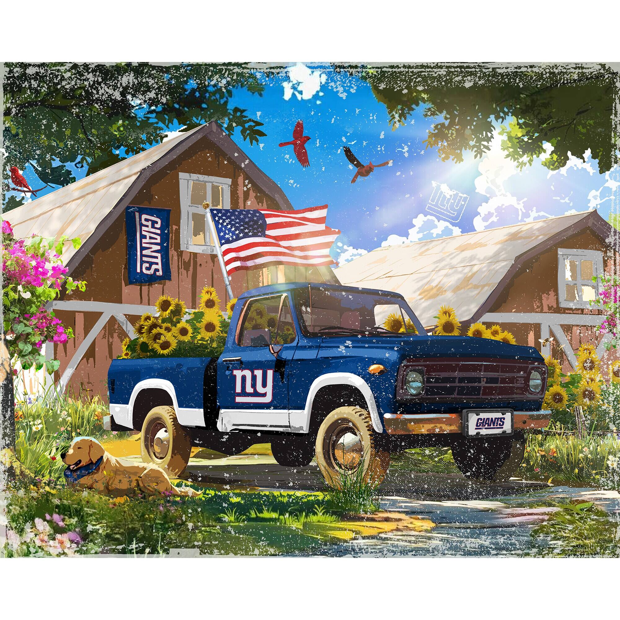 Sporticulture New York Giants 12" x 11" Four Seasons LED Light Box ...