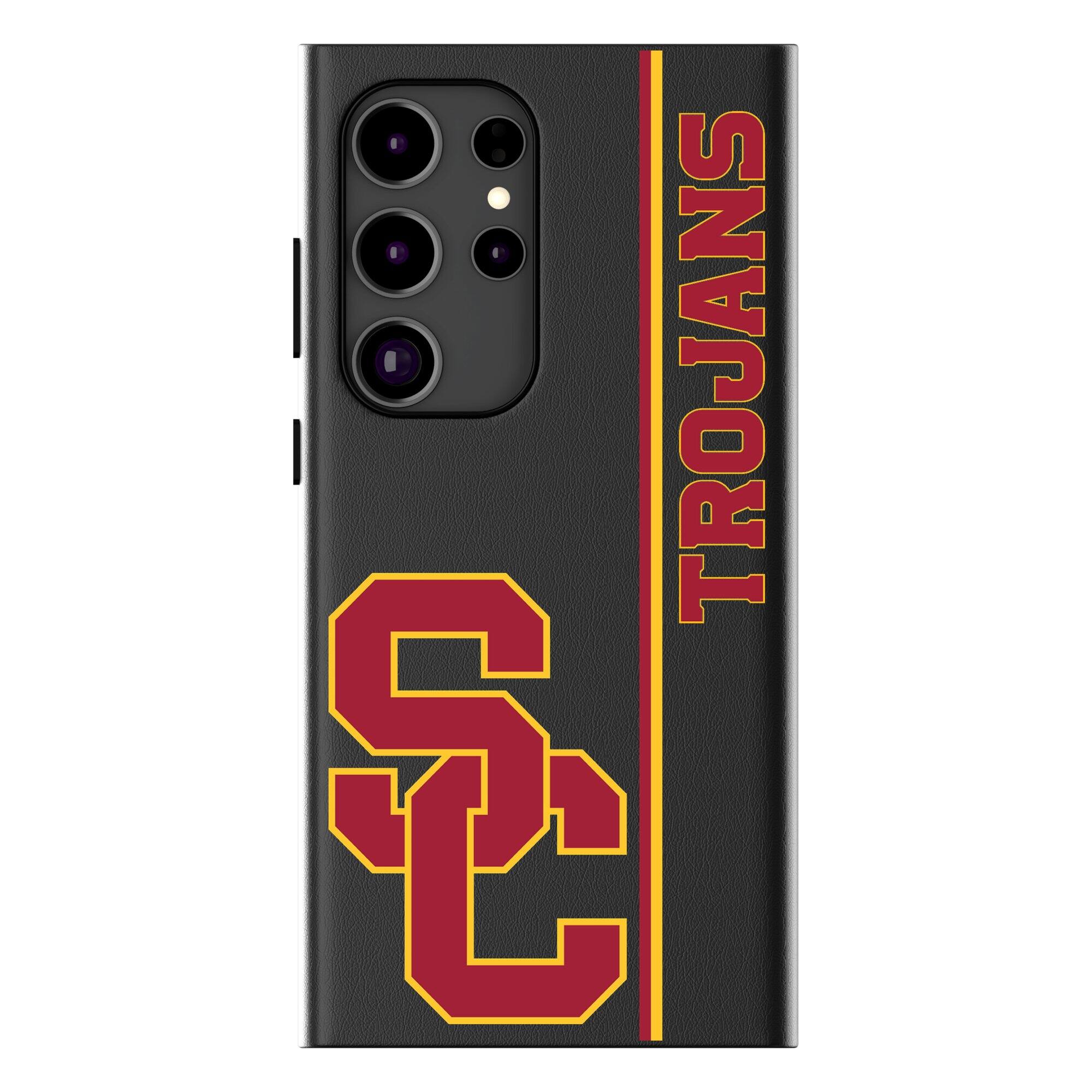 Keyscaper NCAA USC Trojans Galaxy Magnetic Bump Case S25 Ultra Black ...