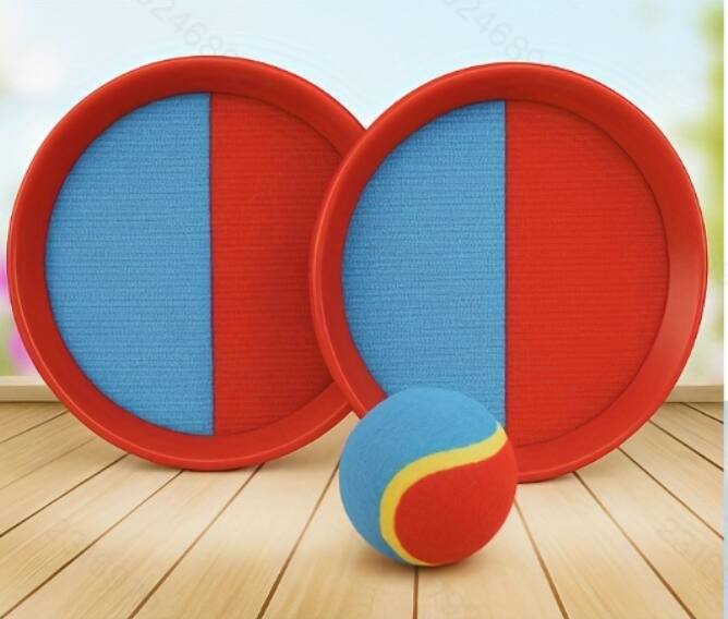 ProMounts Outdoor Toss & Catch Ball Set with 6 Velcro Paddles & 3 Balls ...