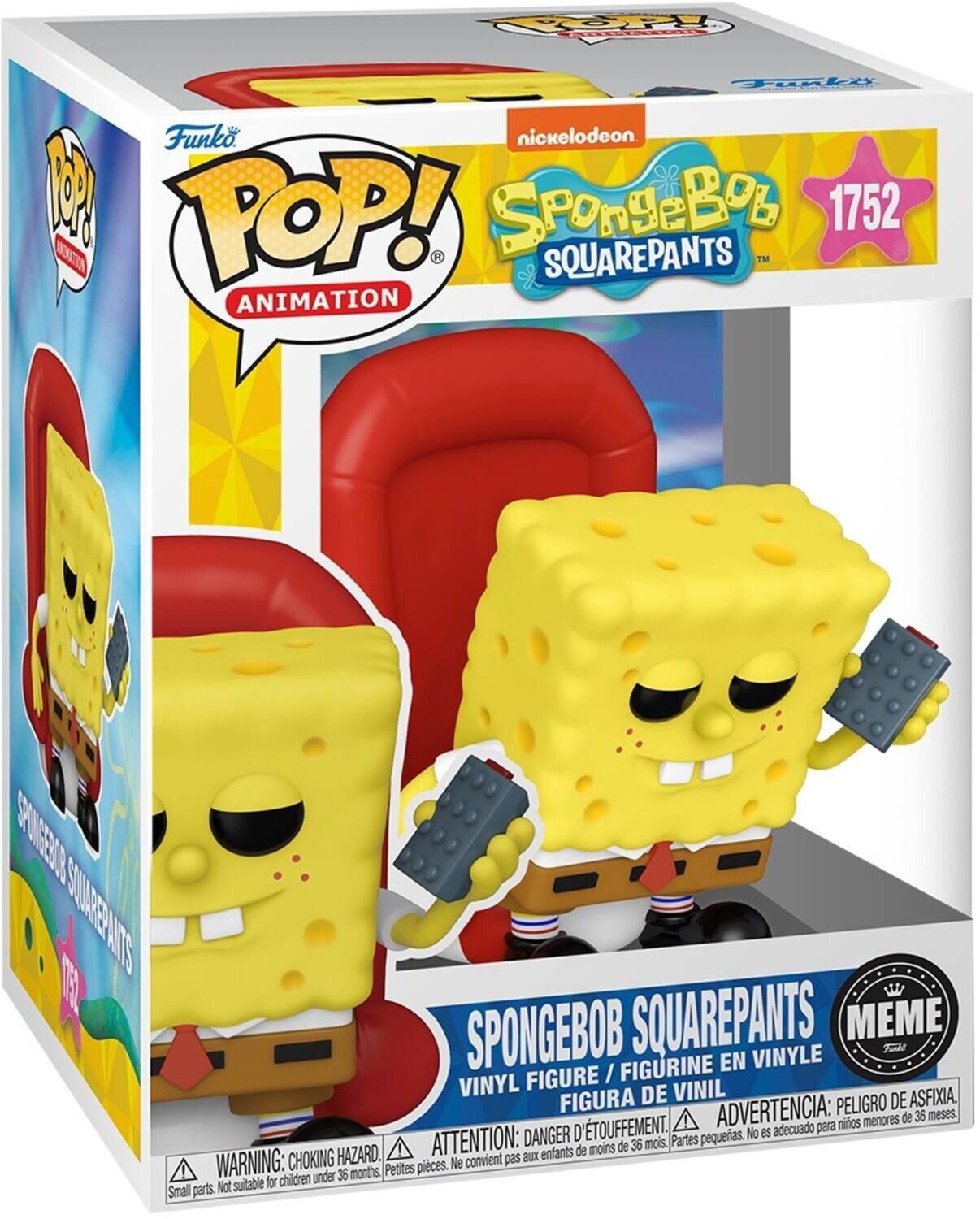 Funko POP! Deluxe: Meme SpongeBob SquarePants Collectibles Multicolor ...