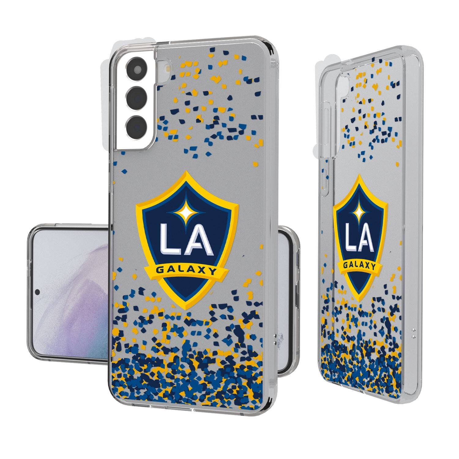 Keyscaper MLS LA Galaxy Galaxy Confetti Clear Case S24 Ultra Multicolor ...