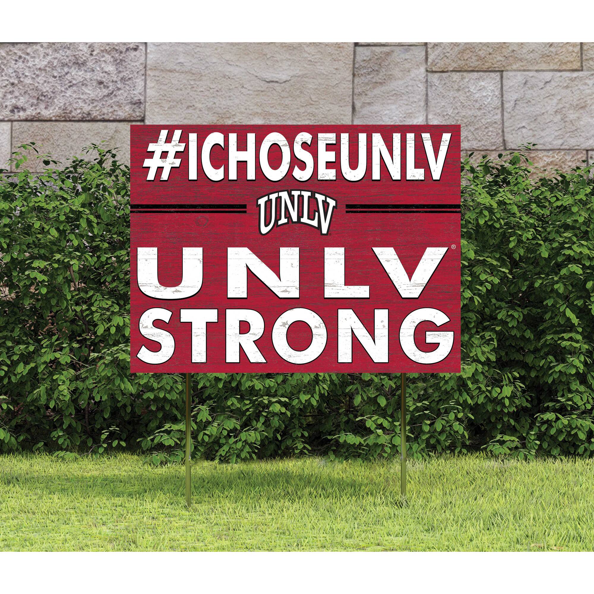 Jardine UNLV Rebels 18'' x 24'' I Chose Lawn Sign Red 4939537 - Best Buy